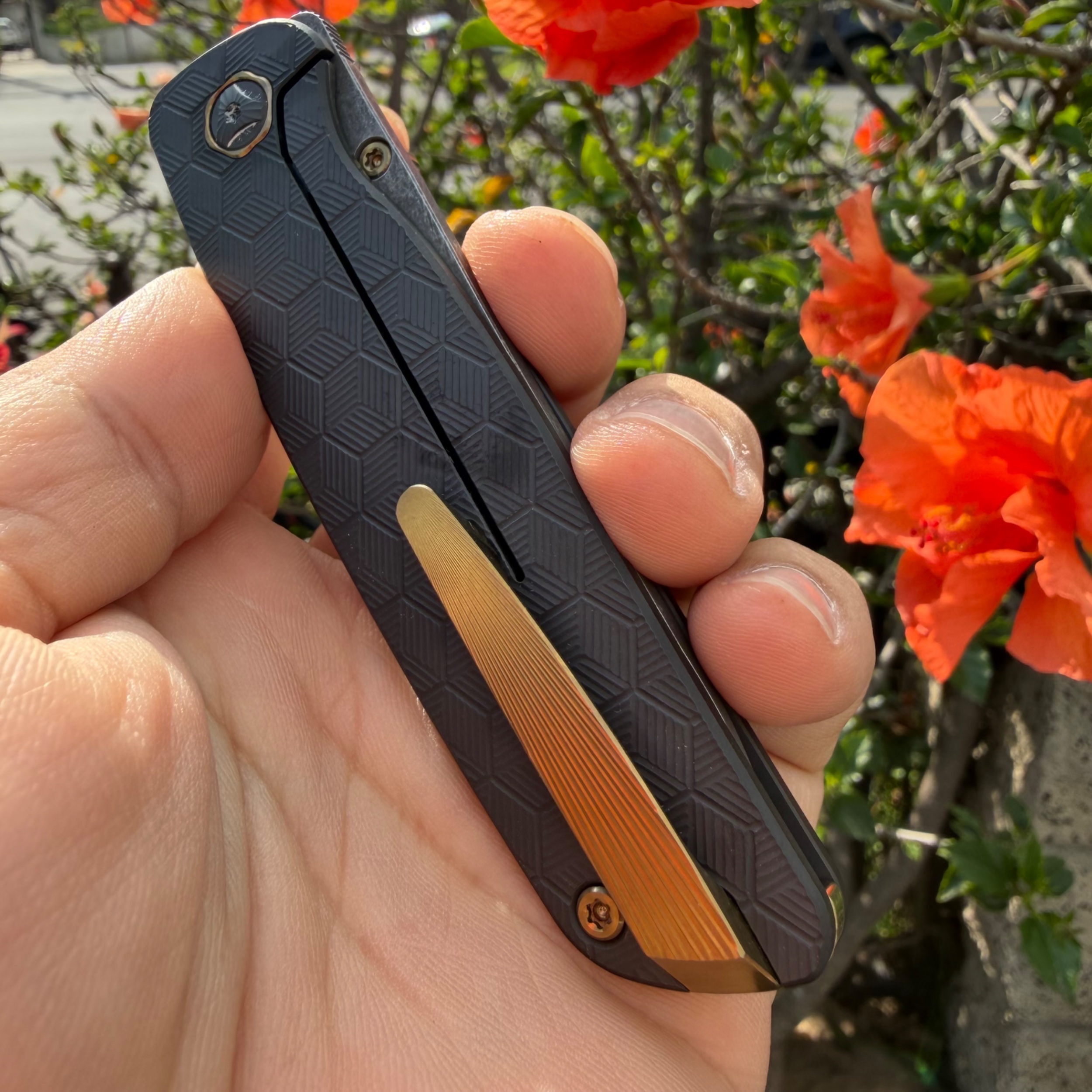 Bladebinge - 🔥🔥 Rob Johnson Cypress V3 Knife Salt Water Black Gold Acid ...
