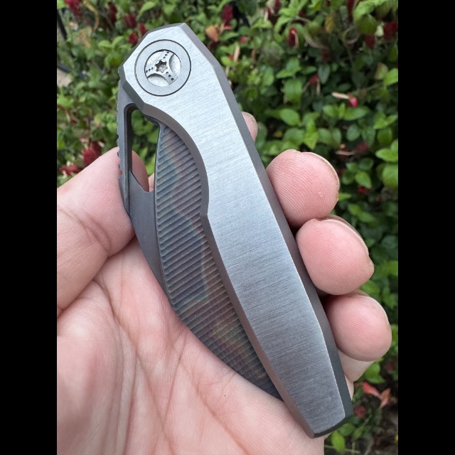 Bladebinge - 🔥🔥 Oden Mini Ripper Titanium Custom USA Knife Magnacut ...
