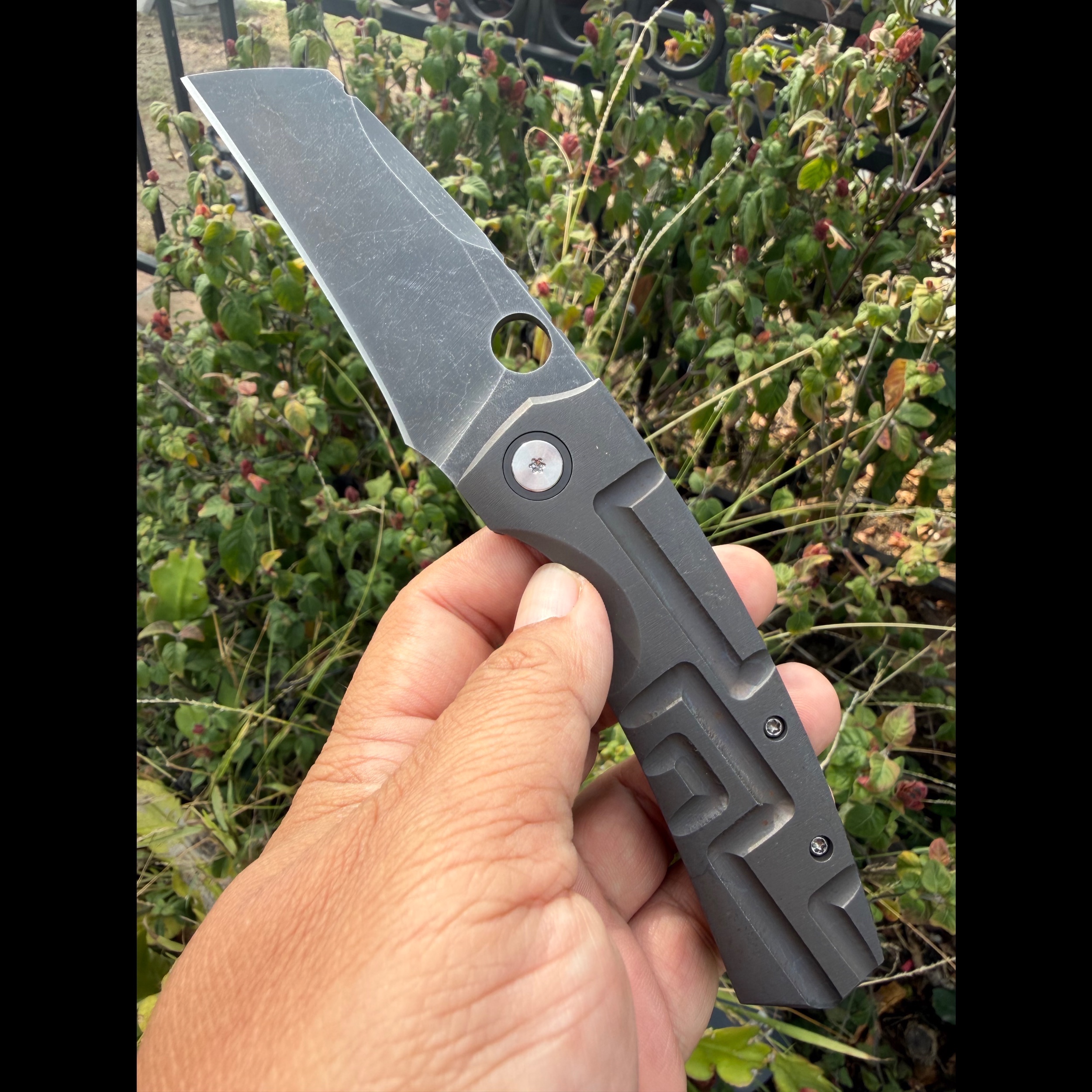 Bladebinge - 🌶️🌶️ Chupacabra Old Dominion Knifeworks Hawkbill Titanium ...