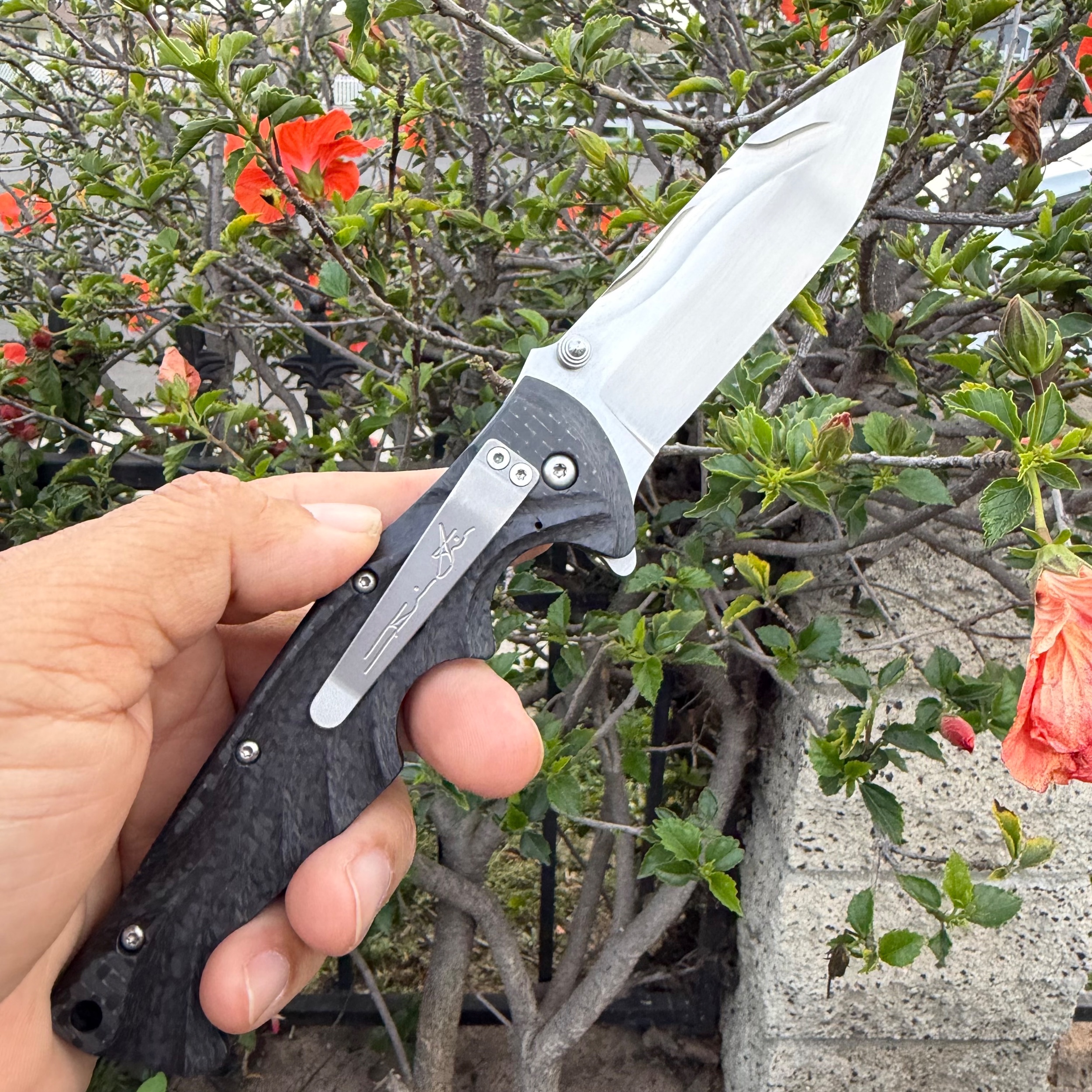 Bladebinge - 🔥🔥 Brian Tighe Breaker Carbon Fiber Scales Blade Knife ...