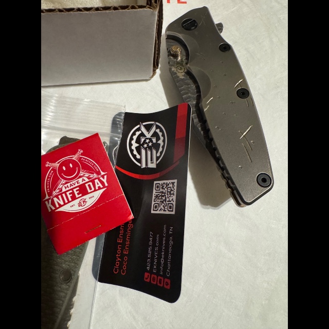 Bladebinge - 🔥🔥 Hinderer Eklipse 3.5" Harpoon Spanto Full Titanium Rock ...