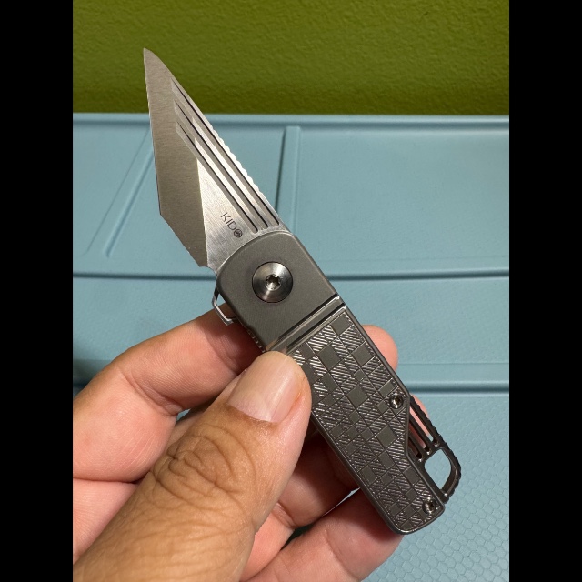 Bladebinge - 🔥🔥 Kido Kira Custom Knife 1/3 Made Hawaiin Titanium Knife ...