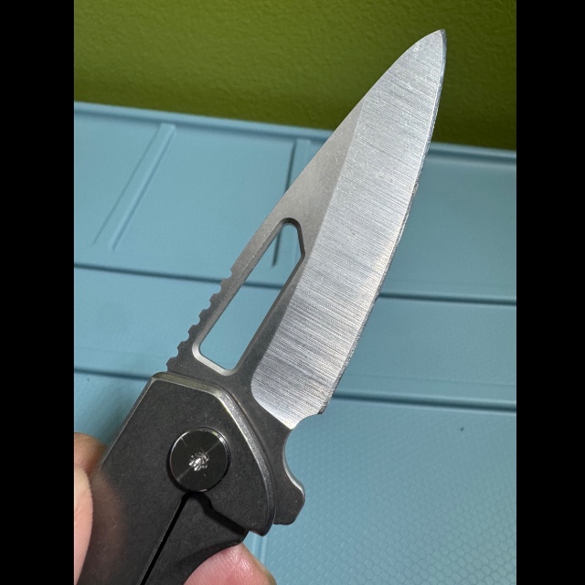 Bladebinge - 🔥🔥 Rosie’s Rippers Mini Reaper Custom Knife Elmax Titanium ...