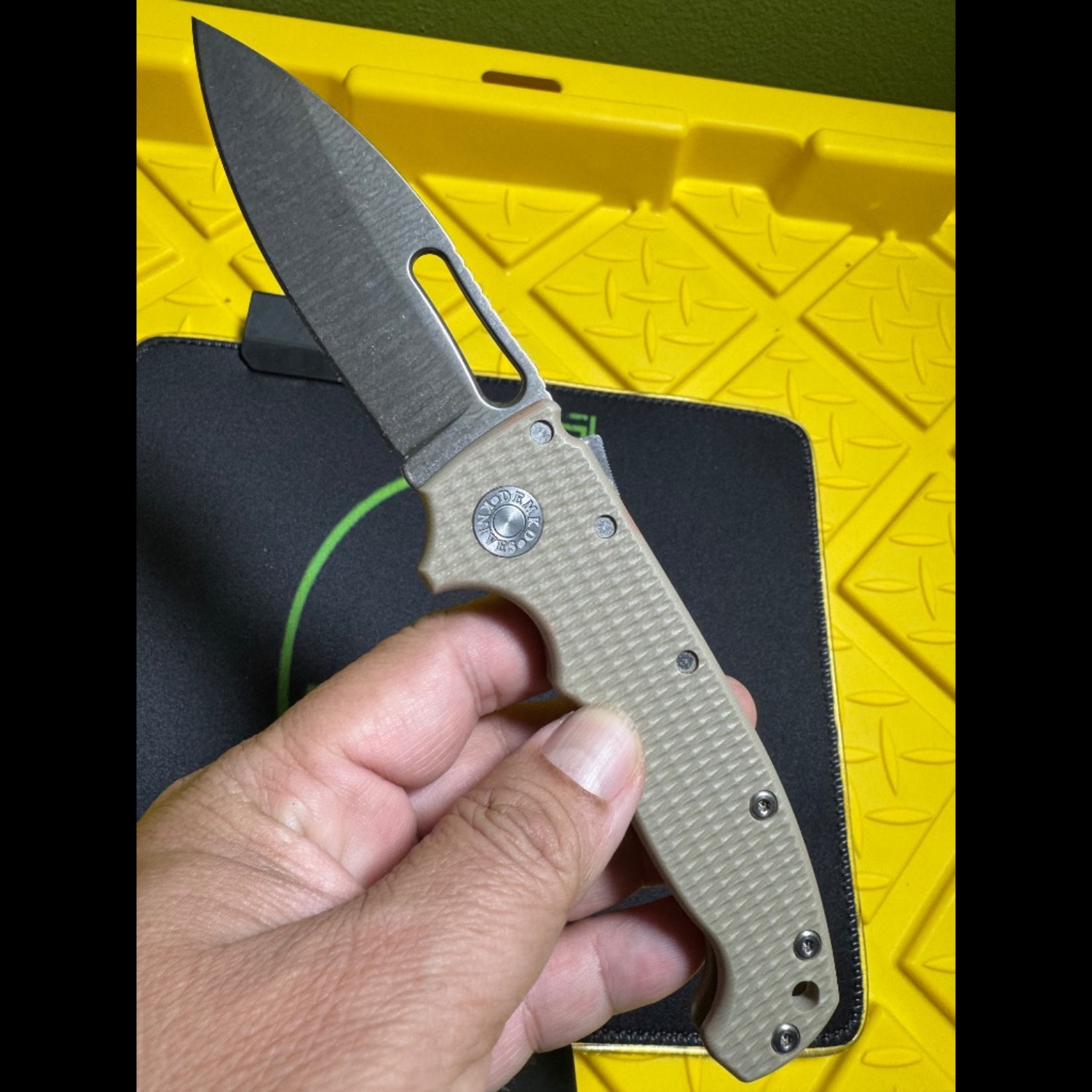 Bladebinge - 🔥🔥 Demko AD20S CPM-M4 Drop Point Slicer Forced Patina ...