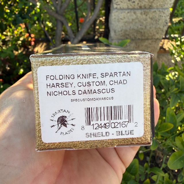 Bladebinge - 🔥🔥 Spartan Blades Harsey Custom Knife - 4" Spartan Shield ...