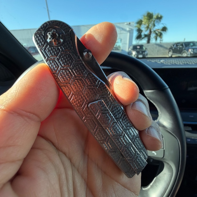 Bladebinge - 🔥🔥 Brown Knives Cortex Mini MagnaCut Blade Milled Titanium ...