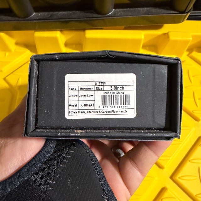 Bladebinge - 🔥🔥 Kizer Huntsman Carbon Fiber Titanium Knife S35VN Blade ...