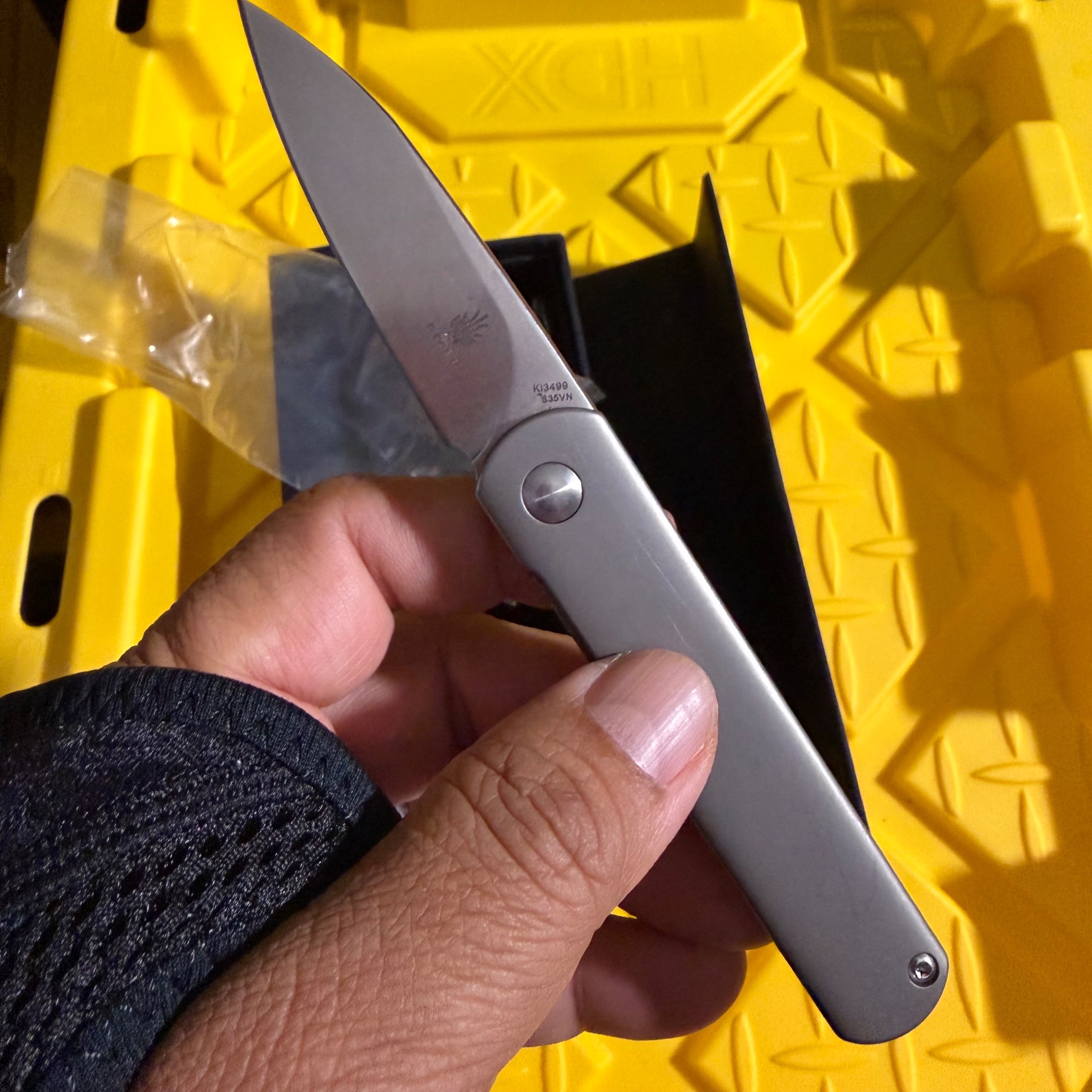 Bladebinge - 🔥🔥 Kizer Ki3499 Feist Folding Knife S35VN Blade Titanium ...