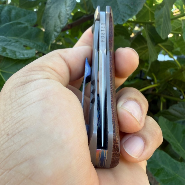 Bladebinge - 🎭🎭 Kevin Foster SoCal Custom Knife Narwhal Timascus CPM154 ...