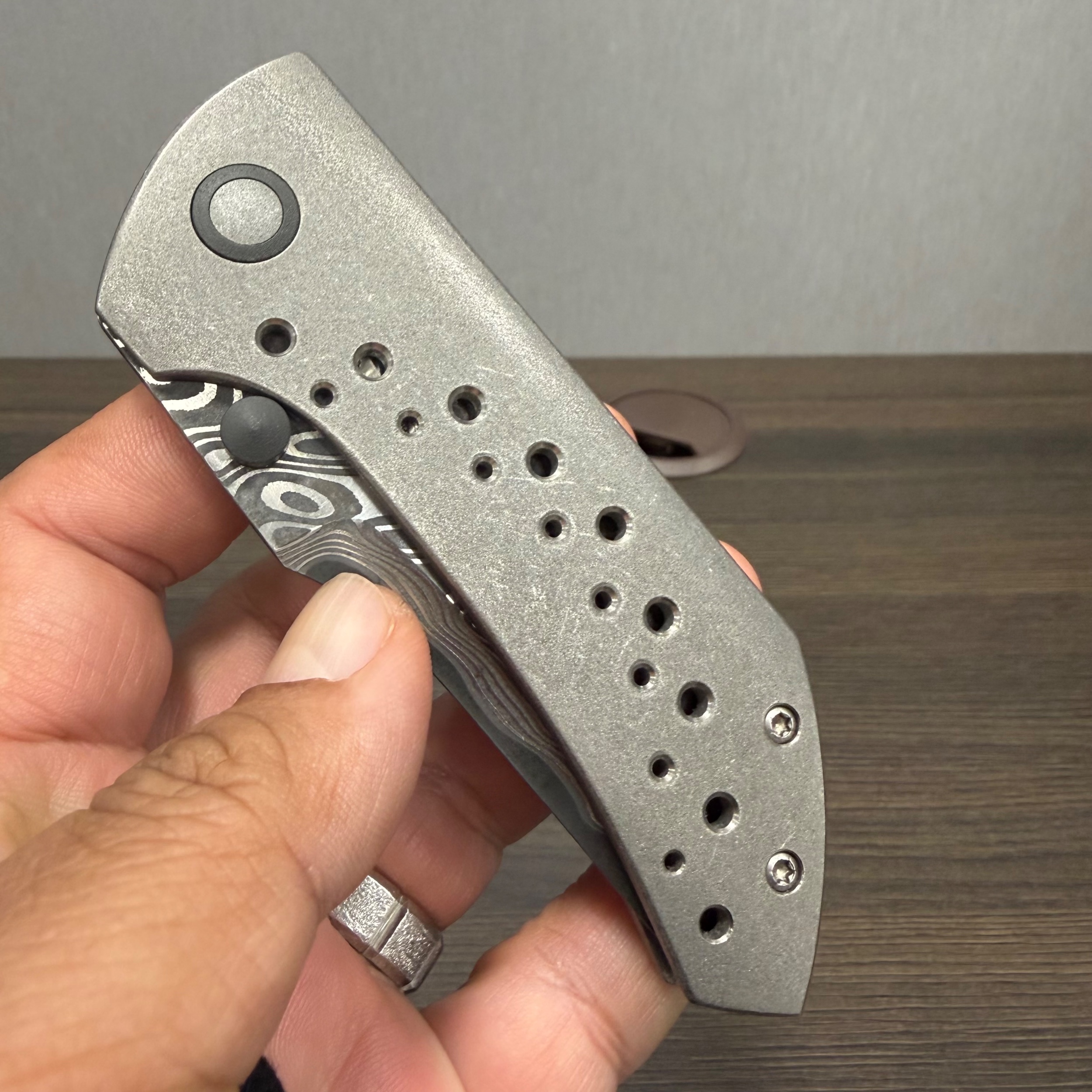 Bladebinge - 🔥🔥 Fernando Medina Spitfire Custom Titanium Knife Chad ...