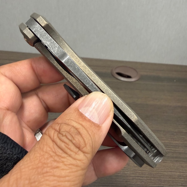 Bladebinge - 🔥🔥 Fernando Medina Hellcat Custom Titanium Knife CTS-XHP ...