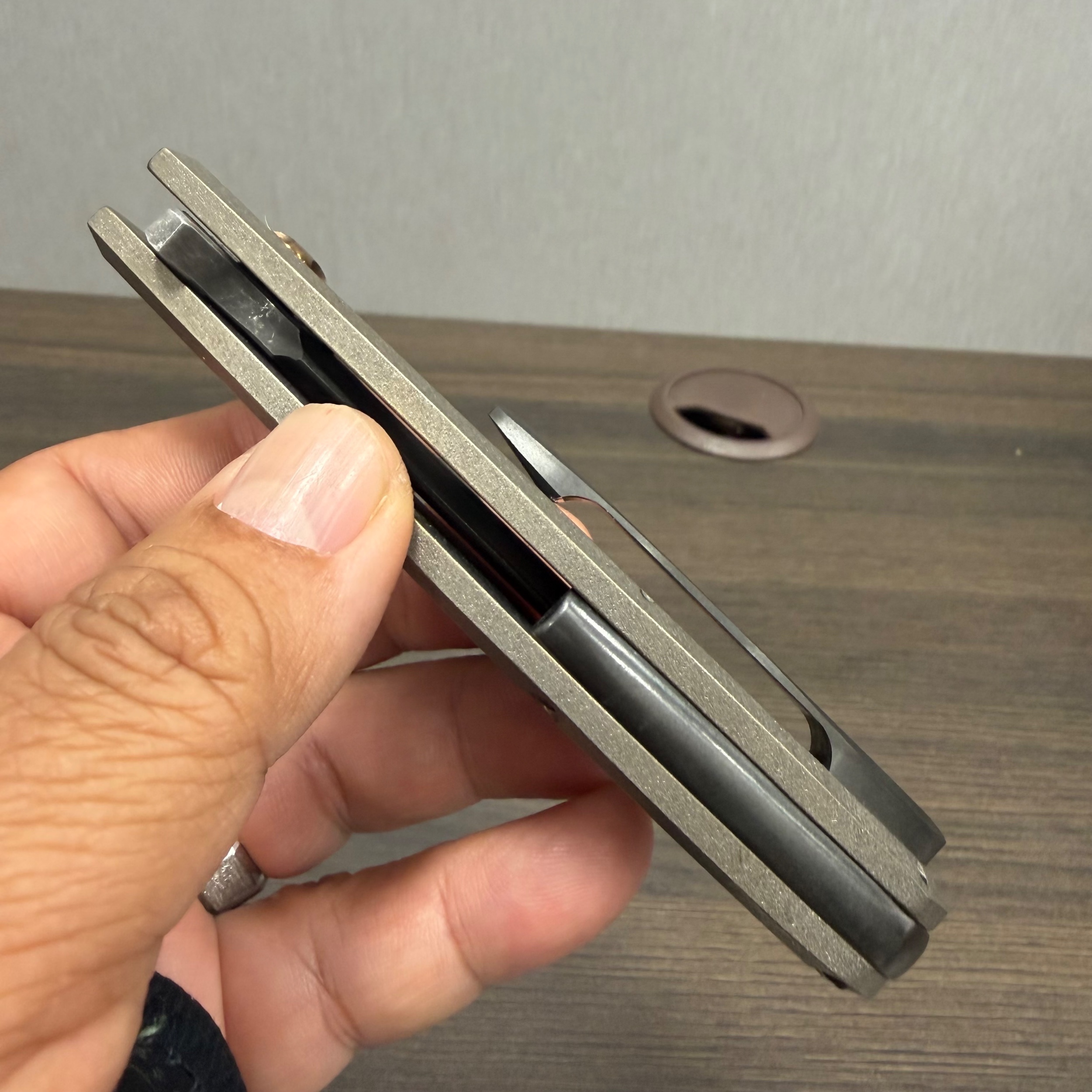 Bladebinge - 🔥🔥 Fernando Medina Hellcat Custom Titanium Knife CTS-XHP ...