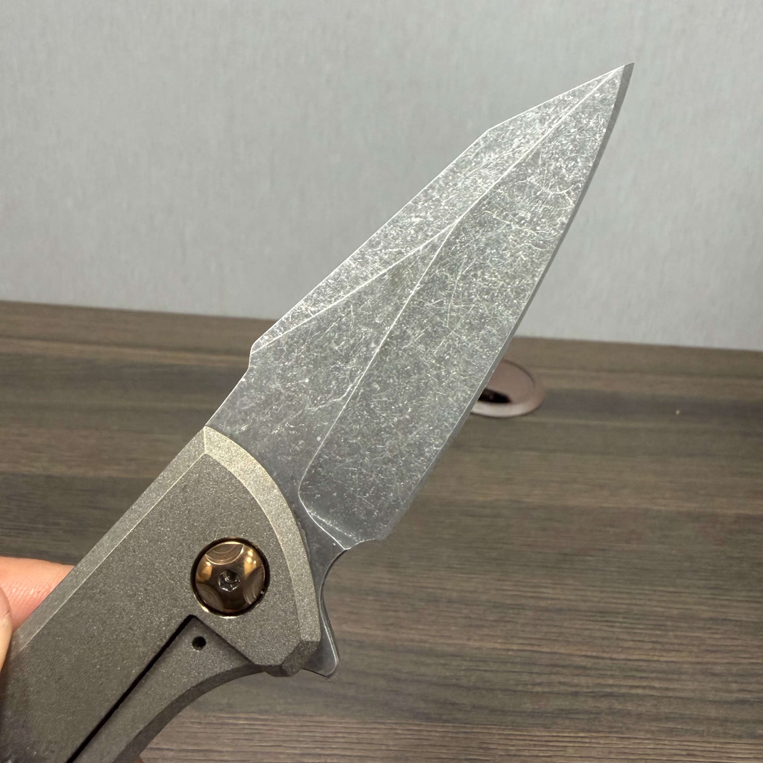 Bladebinge - 🔥🔥 Fernando Medina Hellcat Custom Titanium Knife CTS-XHP ...