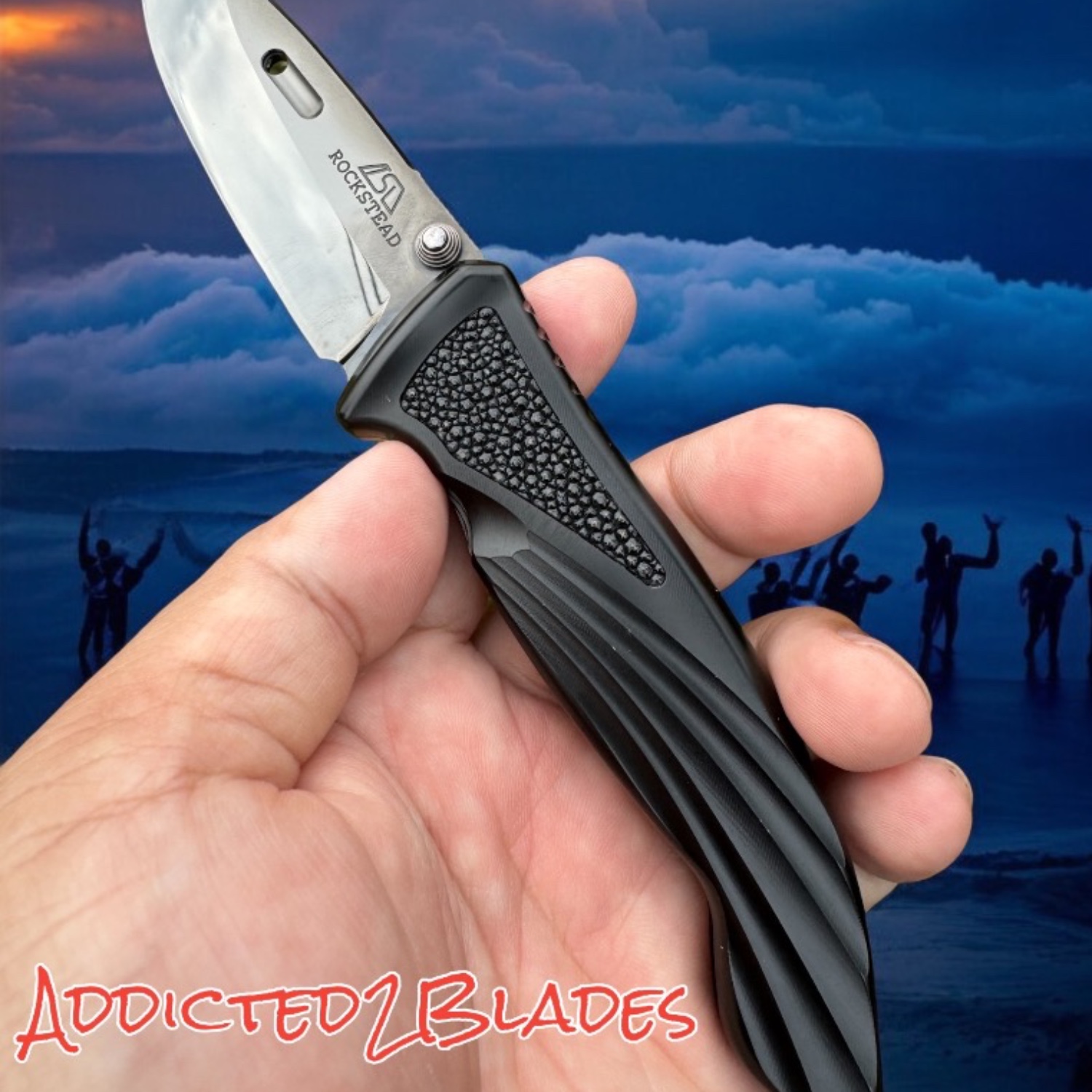 Bladebinge - Rockstead Knives SHIN ZDP-189 Core San Mai Ray skin ...
