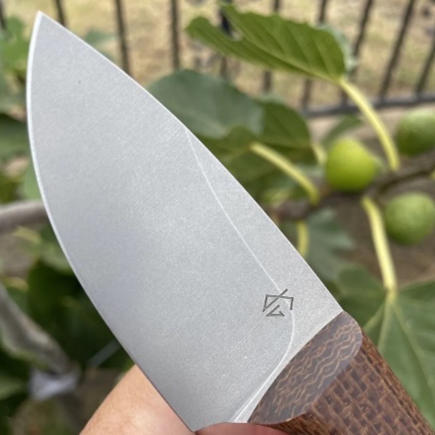 Bladebinge - JakebCreates Bush Bandit Fixed Blade Custom Knife Burlap ...