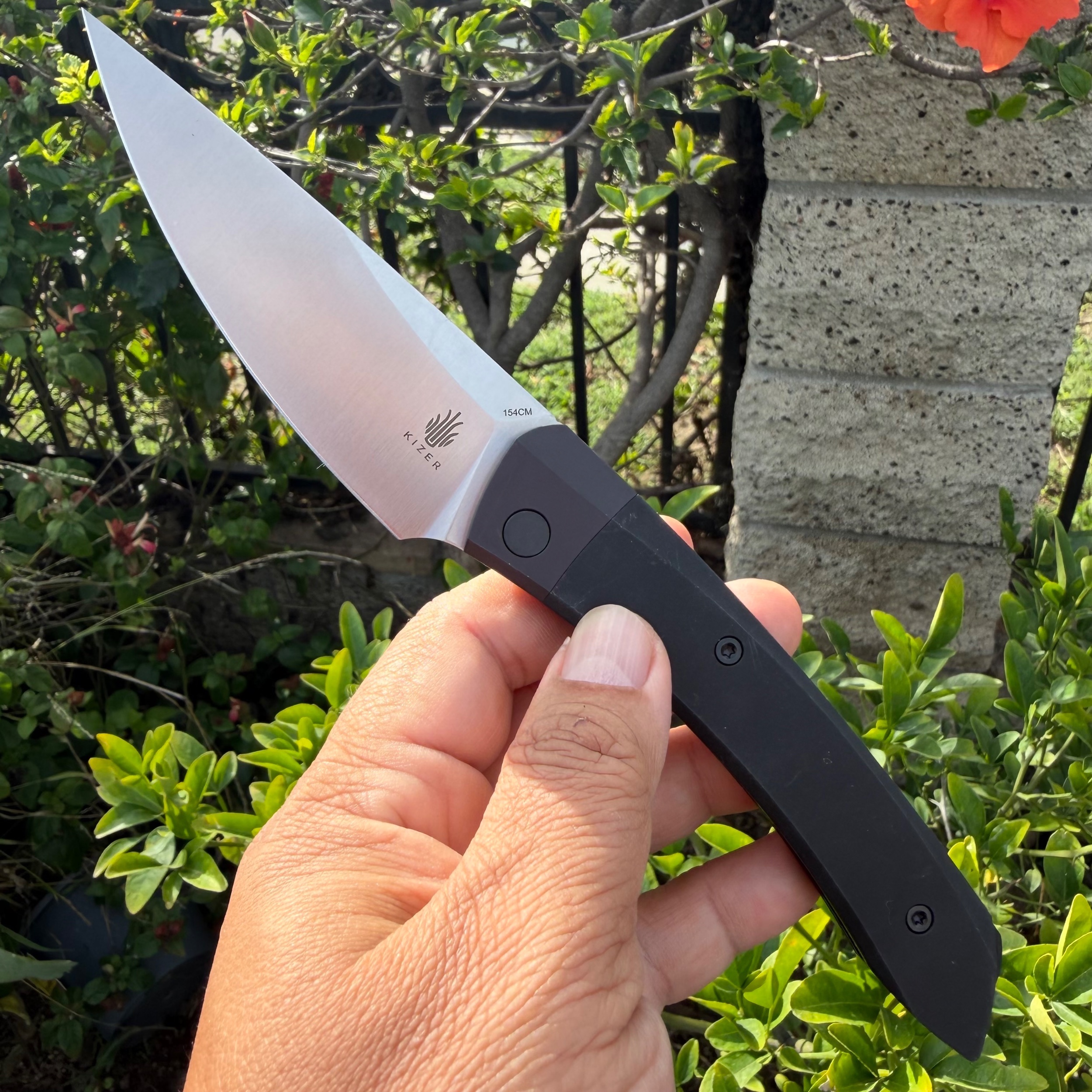 Bladebinge - 🌶️🌶️ Kizer Folding Pocket Knife Momo 154CM Blade Liner ...