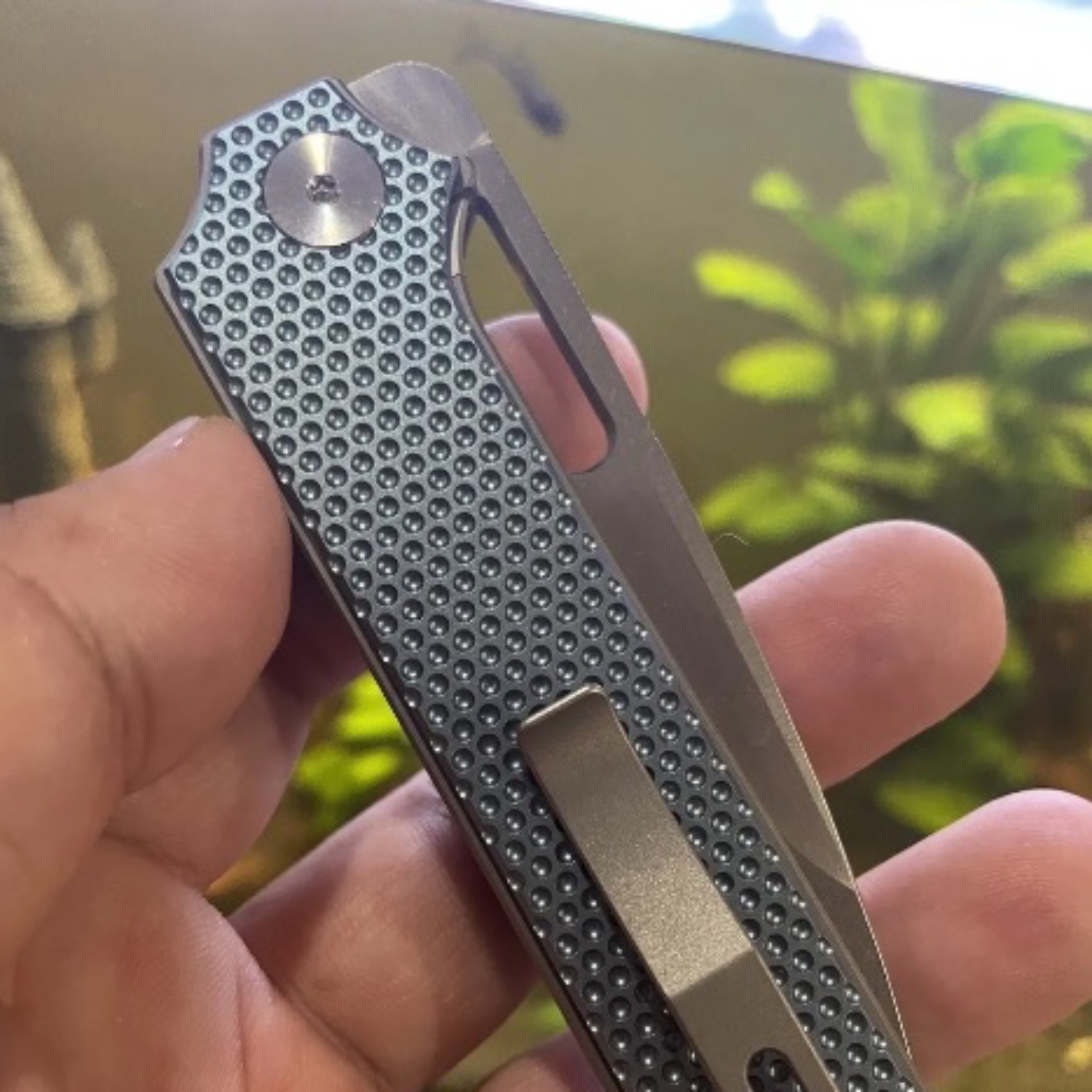 Bladebinge - 🔥Golden Designs Standard Knife Satin Knife Folder Blue Sky ...