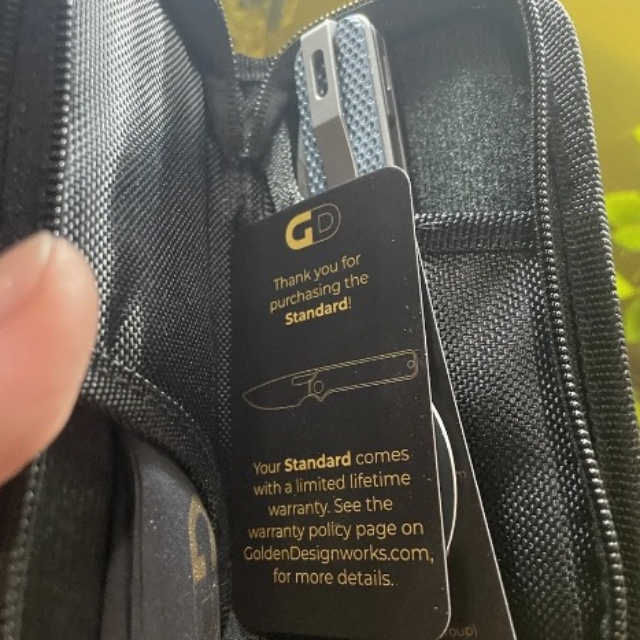 Bladebinge - 🔥Golden Designs Standard Knife Satin Knife Folder Blue Sky ...