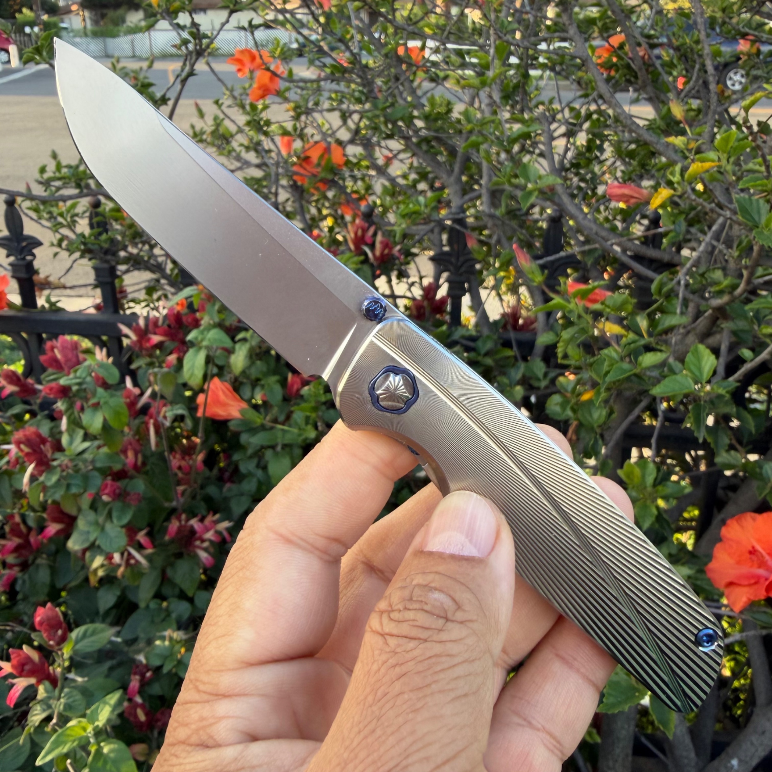 Bladebinge - 🔥🔥 Rob Johnson Cypress V3 Knife Custom Vanax ZirBlasted ...