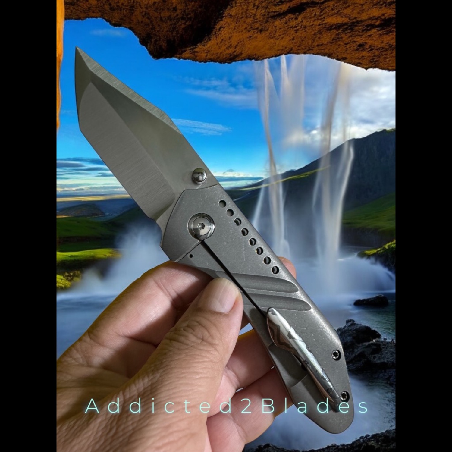 Bladebinge - 🔥🔥Medina Kumite Lefty Magnacut Blade Custom Zircuti ...