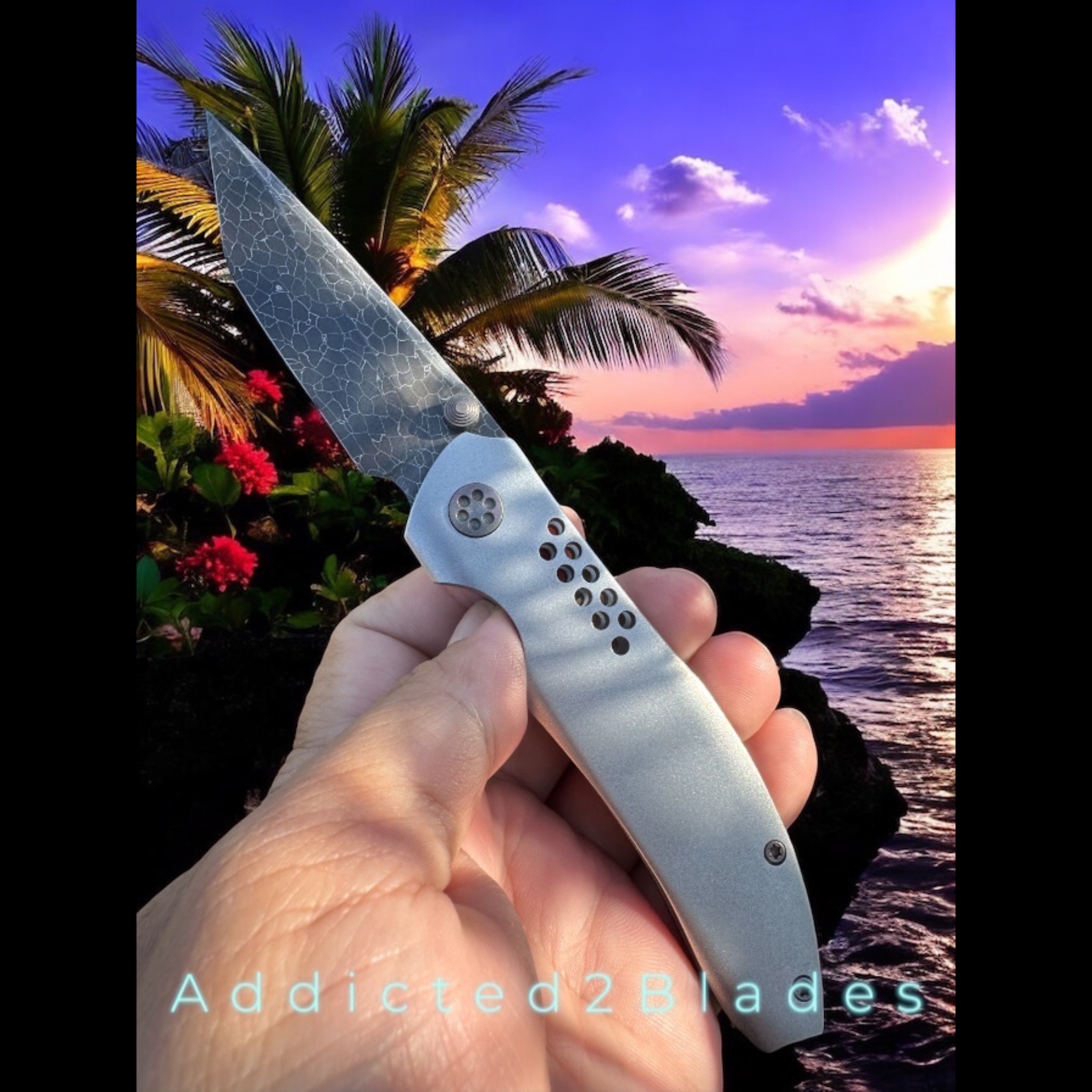Bladebinge - 🔥🔥 Patrick Martin Lykan Prototype Custom Knife Titanium ...
