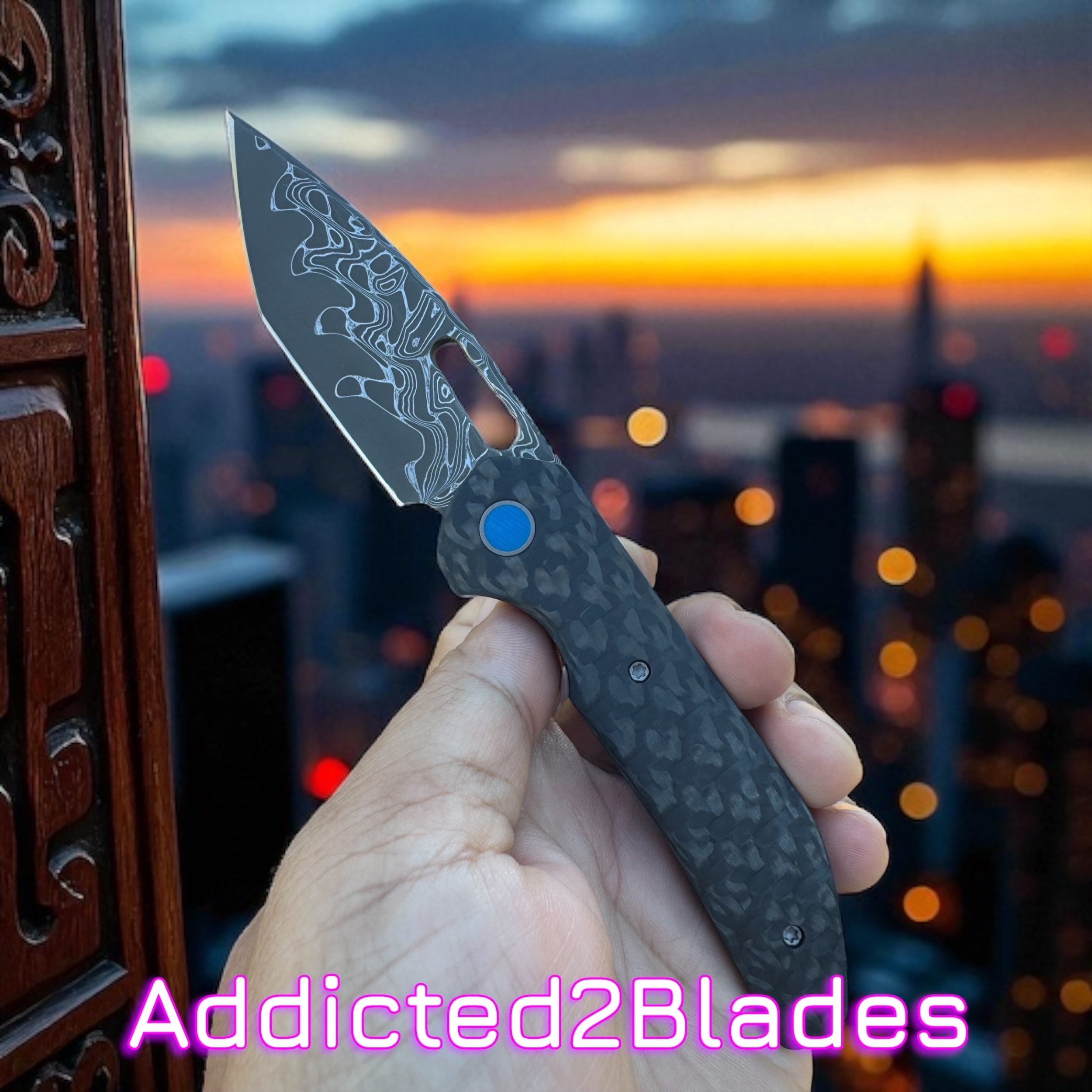 Bladebinge - 🔥🔥 SDK Steve Dumchus Knives Custom Anthem 2.0 12K Carbon ...