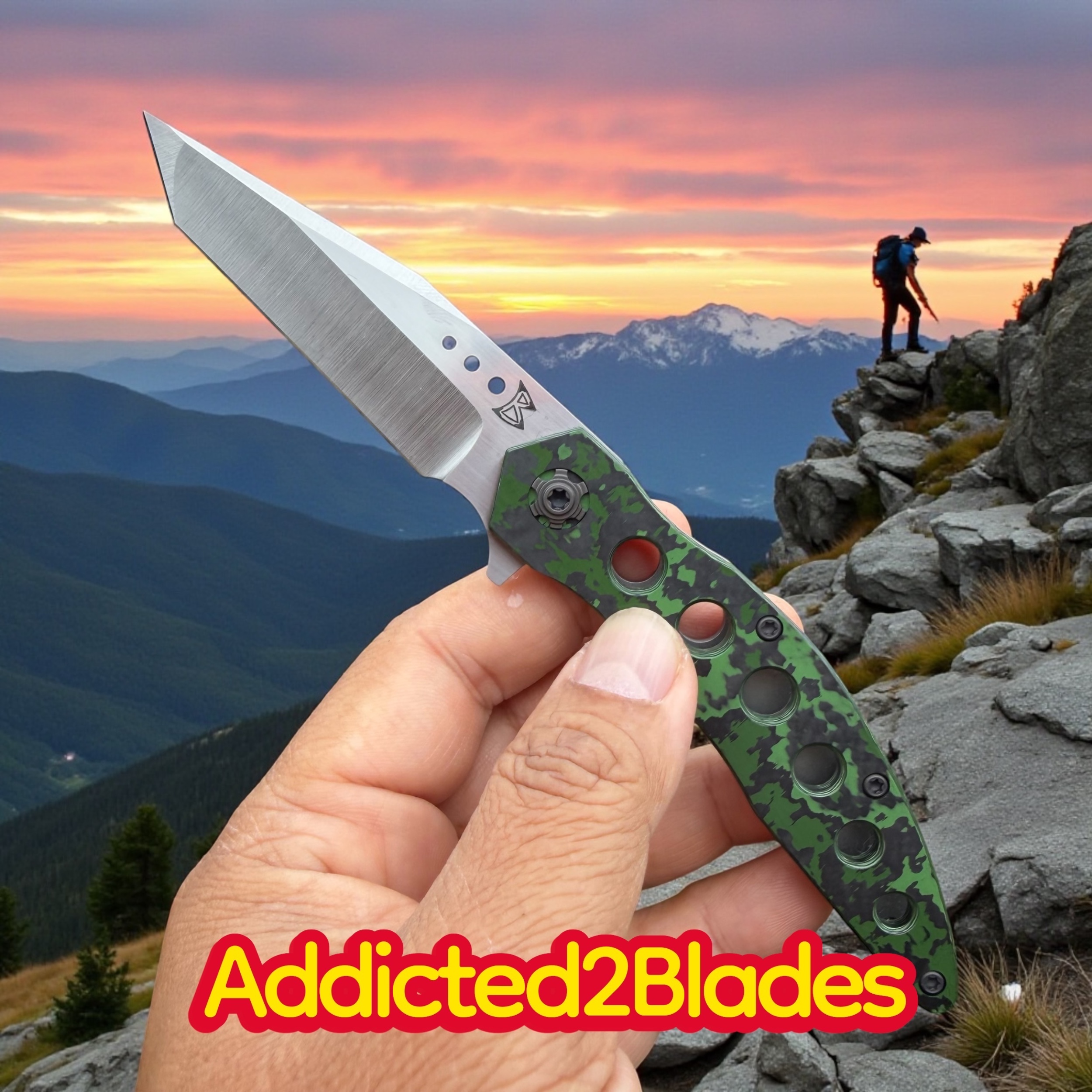 Bladebinge - 🔥🔥 Bober Blades TRB Custom Knife Folding Fat Carbon Green ...