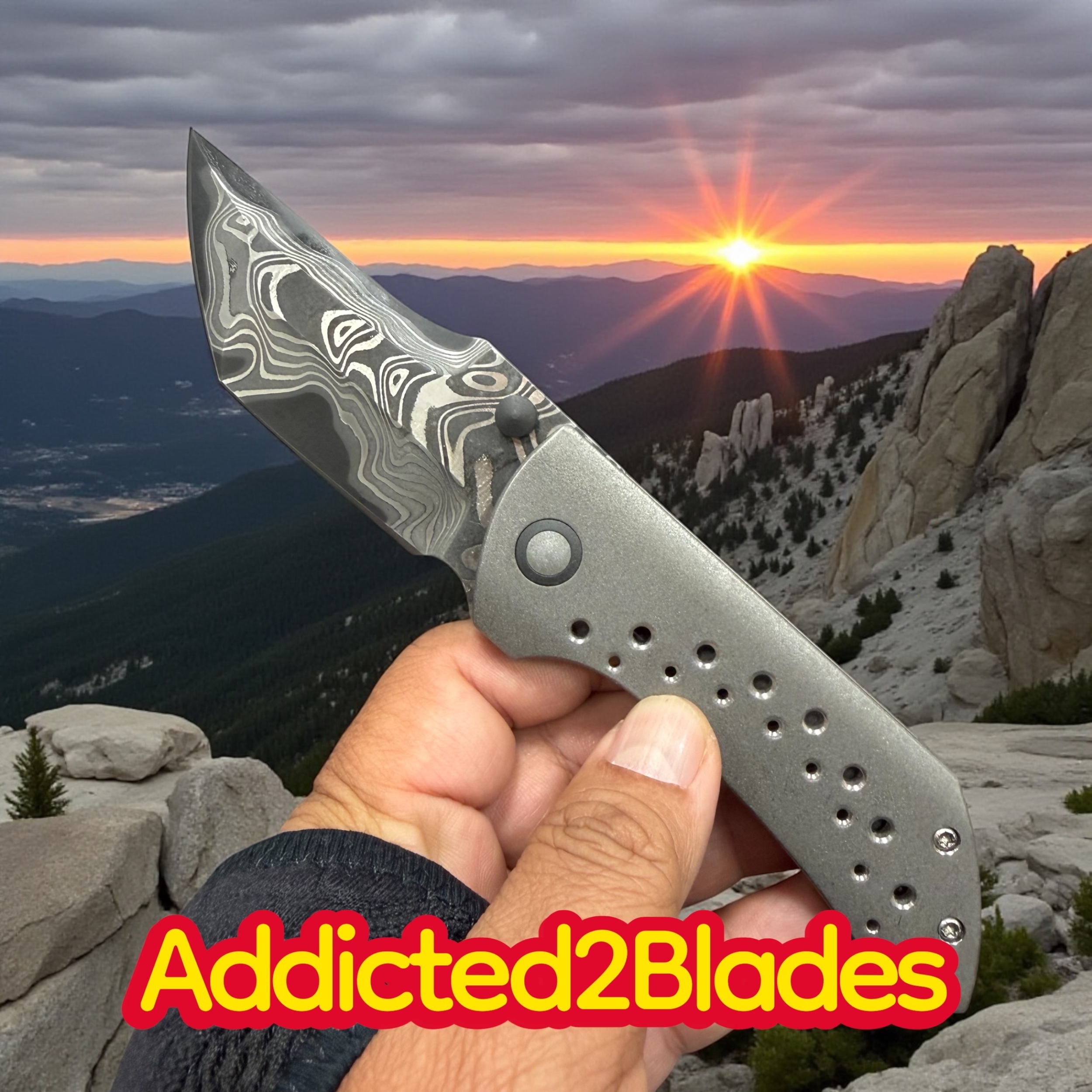 Bladebinge - 🔥🔥 Fernando Medina Spitfire Custom Titanium Knife Chad ...