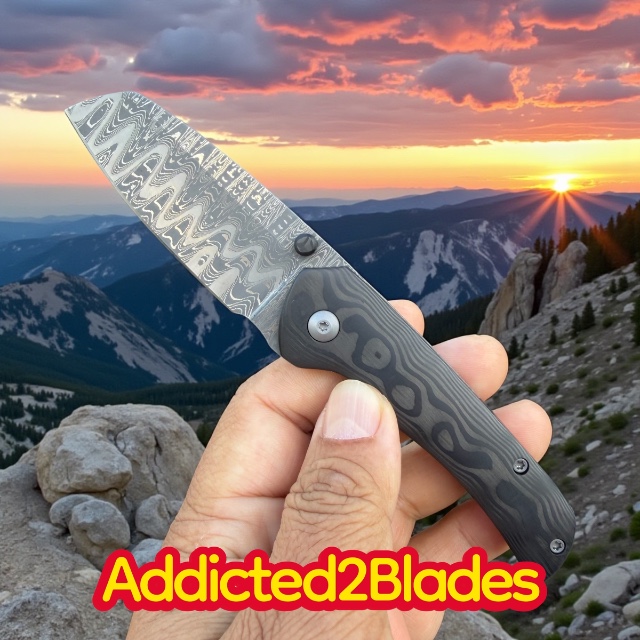 Bladebinge - 🔥🔥 David Freeman Knives Mini Harley Carbon Fiber Norris ...