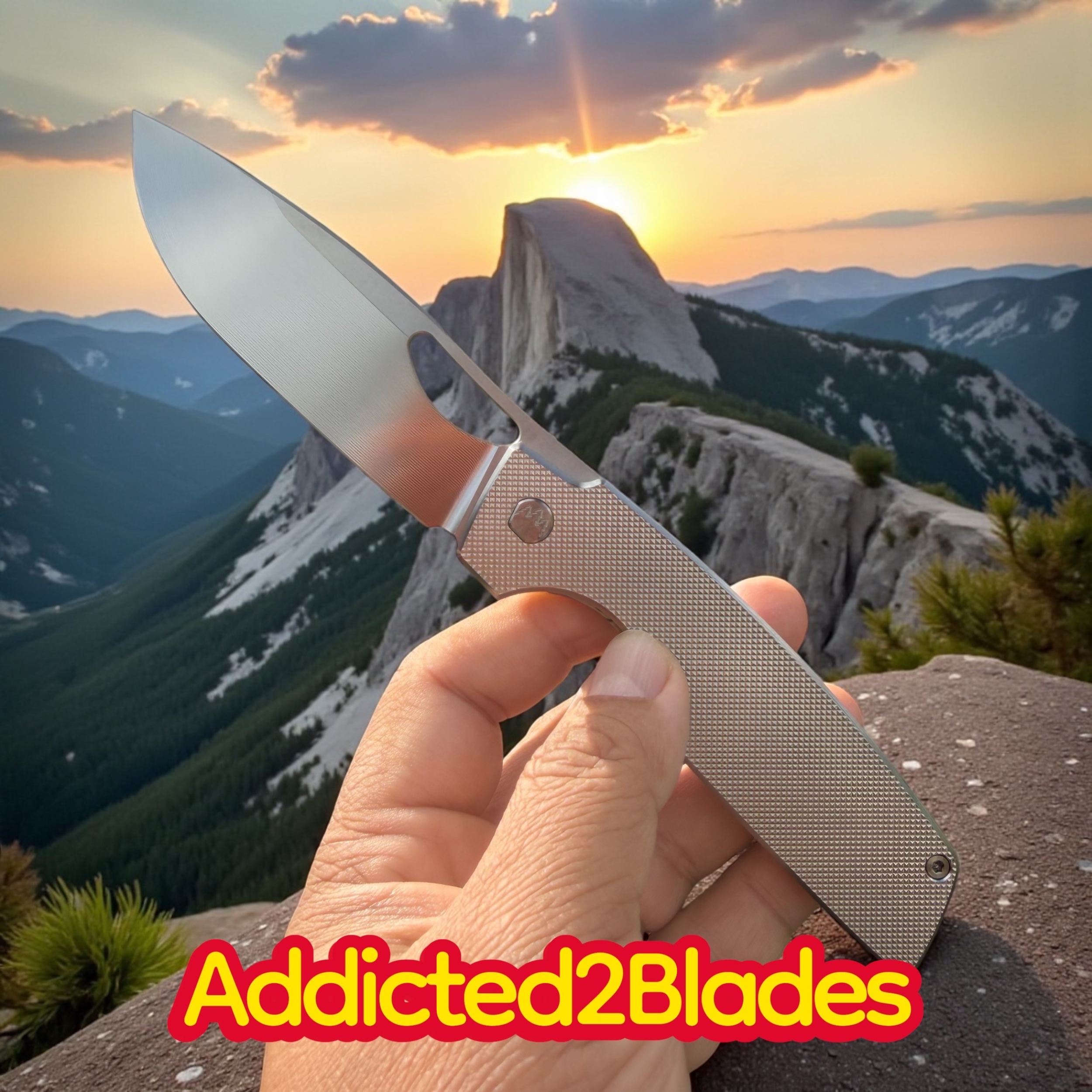 Bladebinge - 🔥🔥 Rob Johnson Cedar Knife Custom RWL34 Milled Silver ...