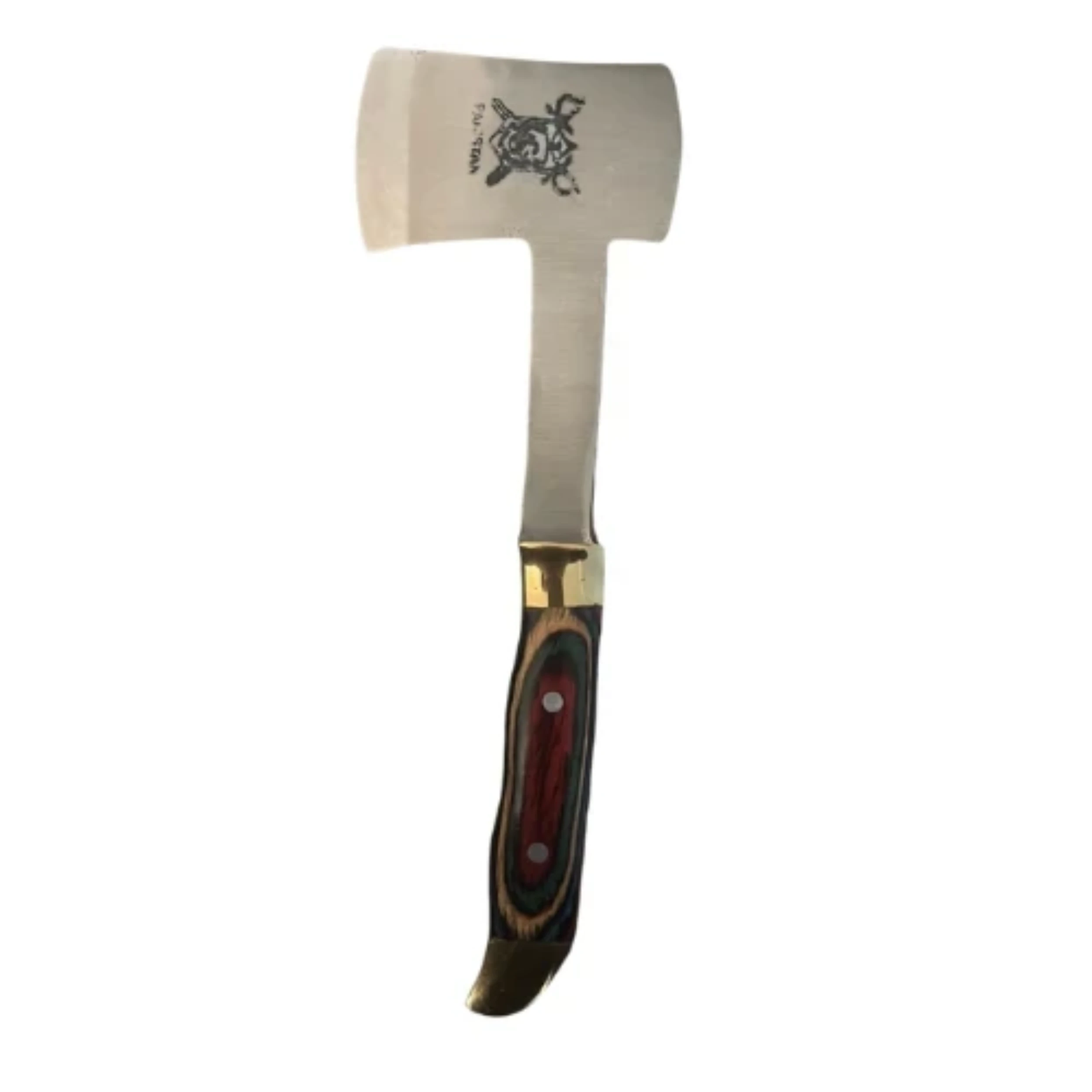 Bladebinge - Mini Hand Axe – 9" Stainless Steel with Red Wood Handle ...