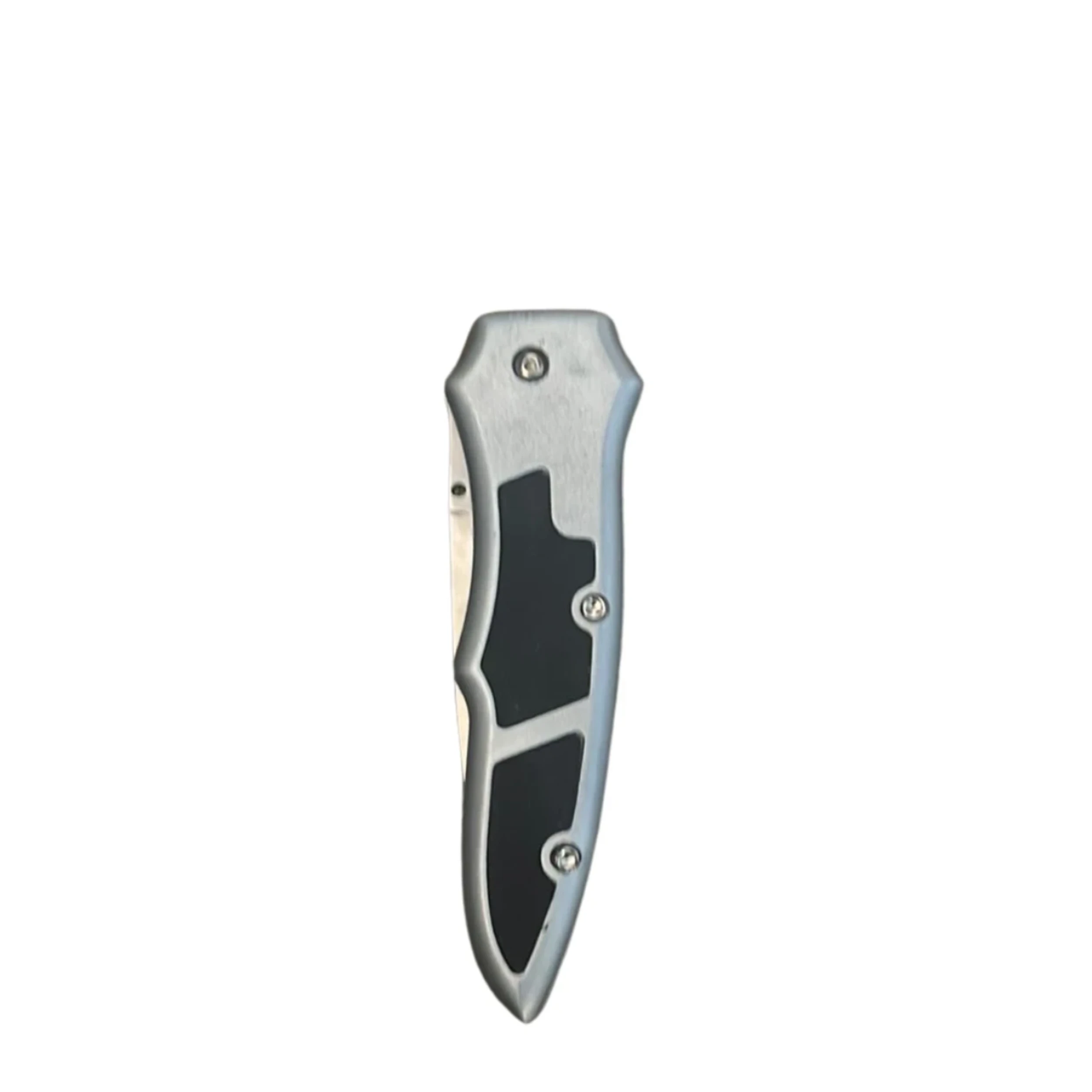 Bladebinge - Super Knife- Silver Tactical Folder-Sleek Stainless Steel Grip