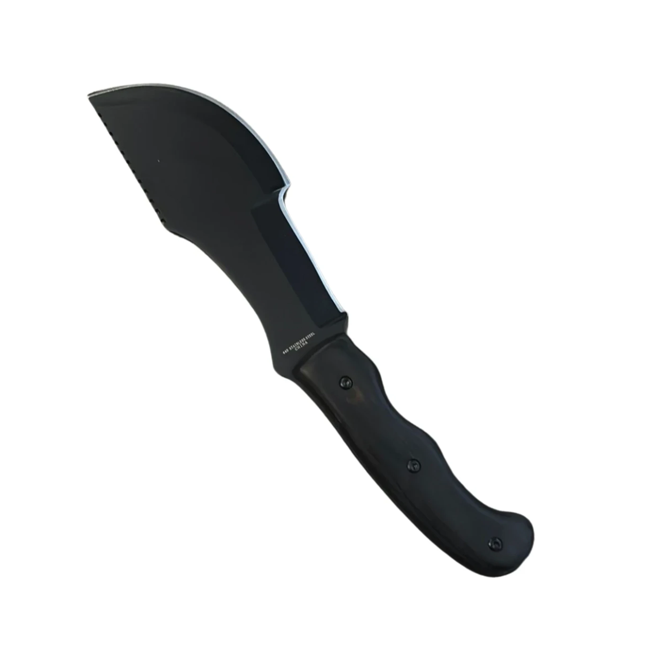Bladebinge - Tactical Cleaver Fixed Blade Knife – 11" Full Tang, BLACK ...