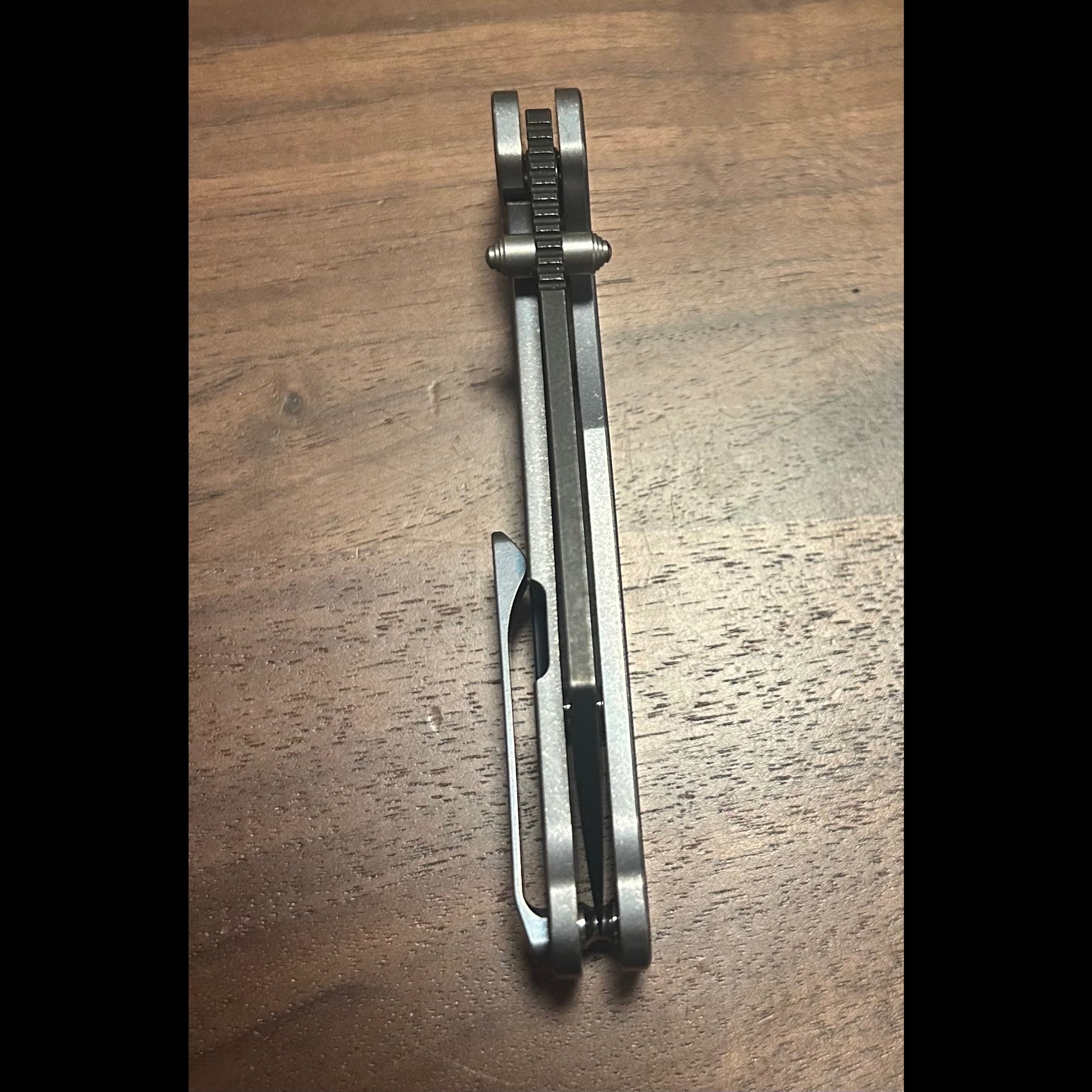 Bladebinge - QSP Penguin Blue Titanium Frame Lock