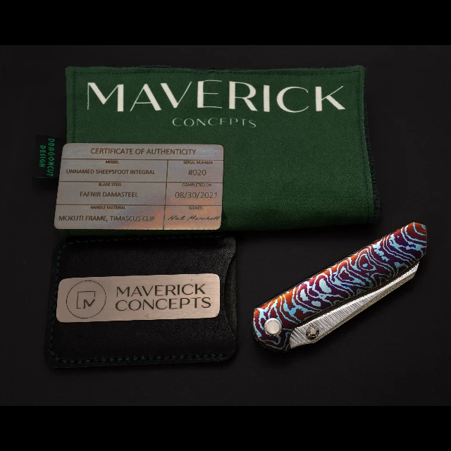 Bladebinge - Last Price Drop! Maverick Concepts Unnamed Sheepsfoot ...