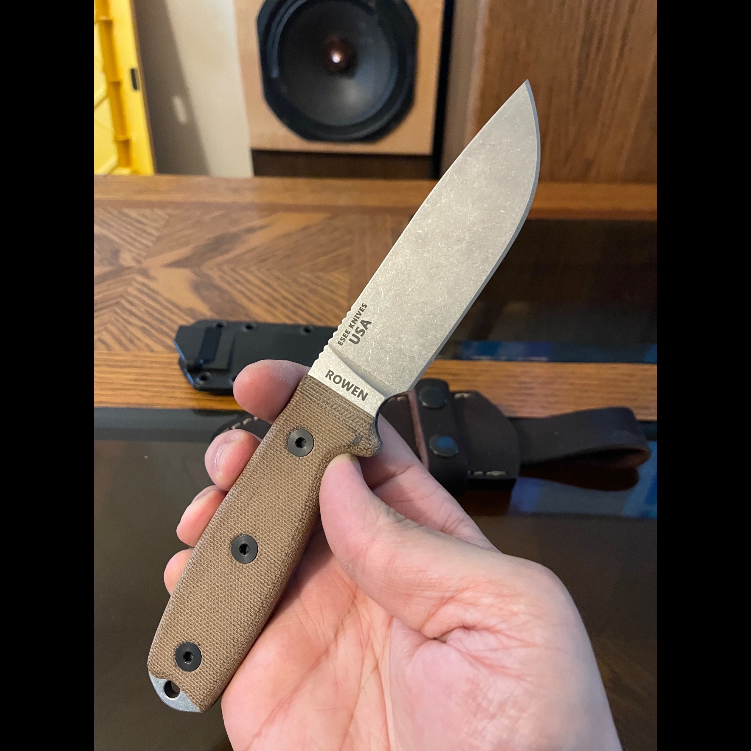 Bladebinge - Esee 4 - s35vn - custom leather sheath - free shipping