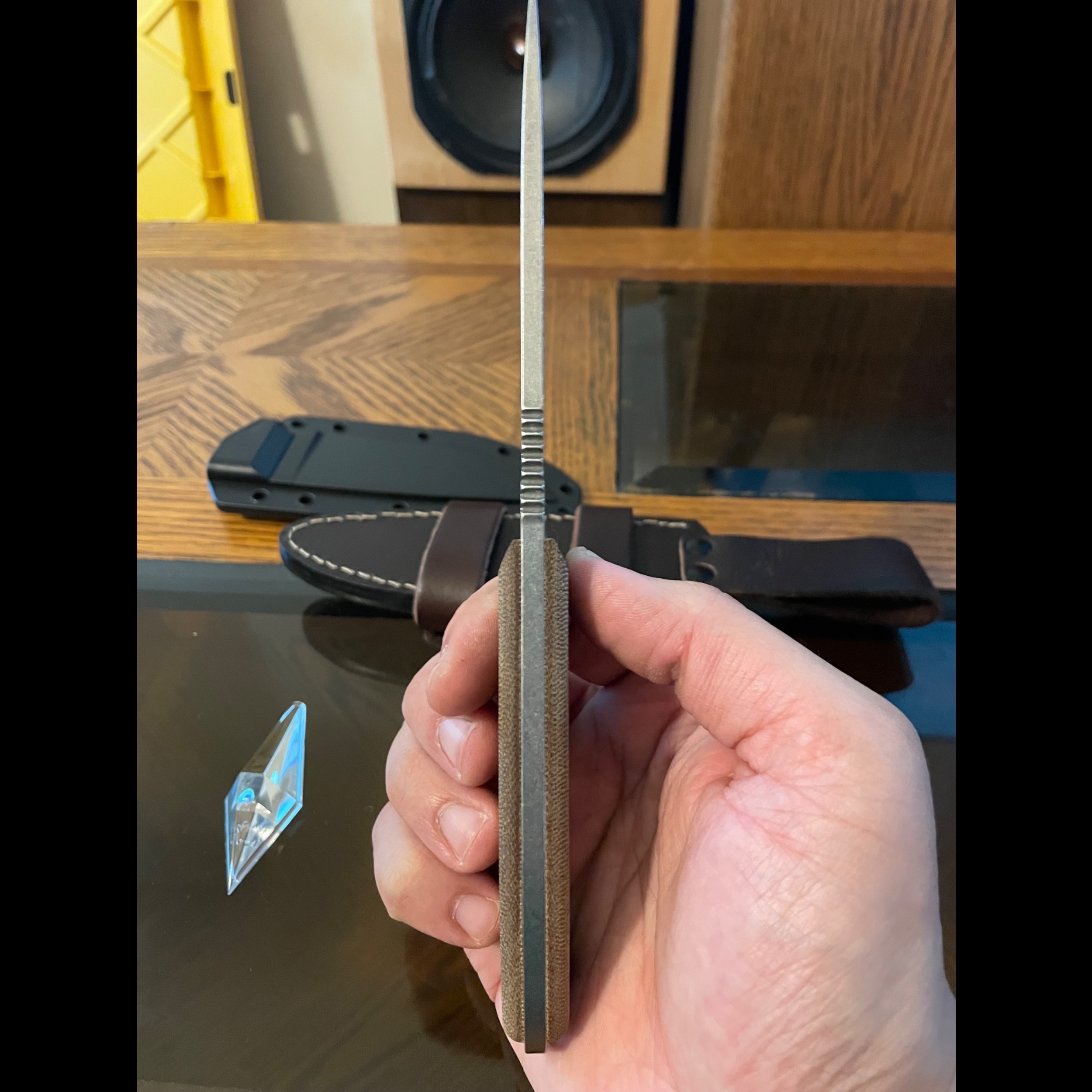 Bladebinge - Esee 4 - s35vn - custom leather sheath - free shipping