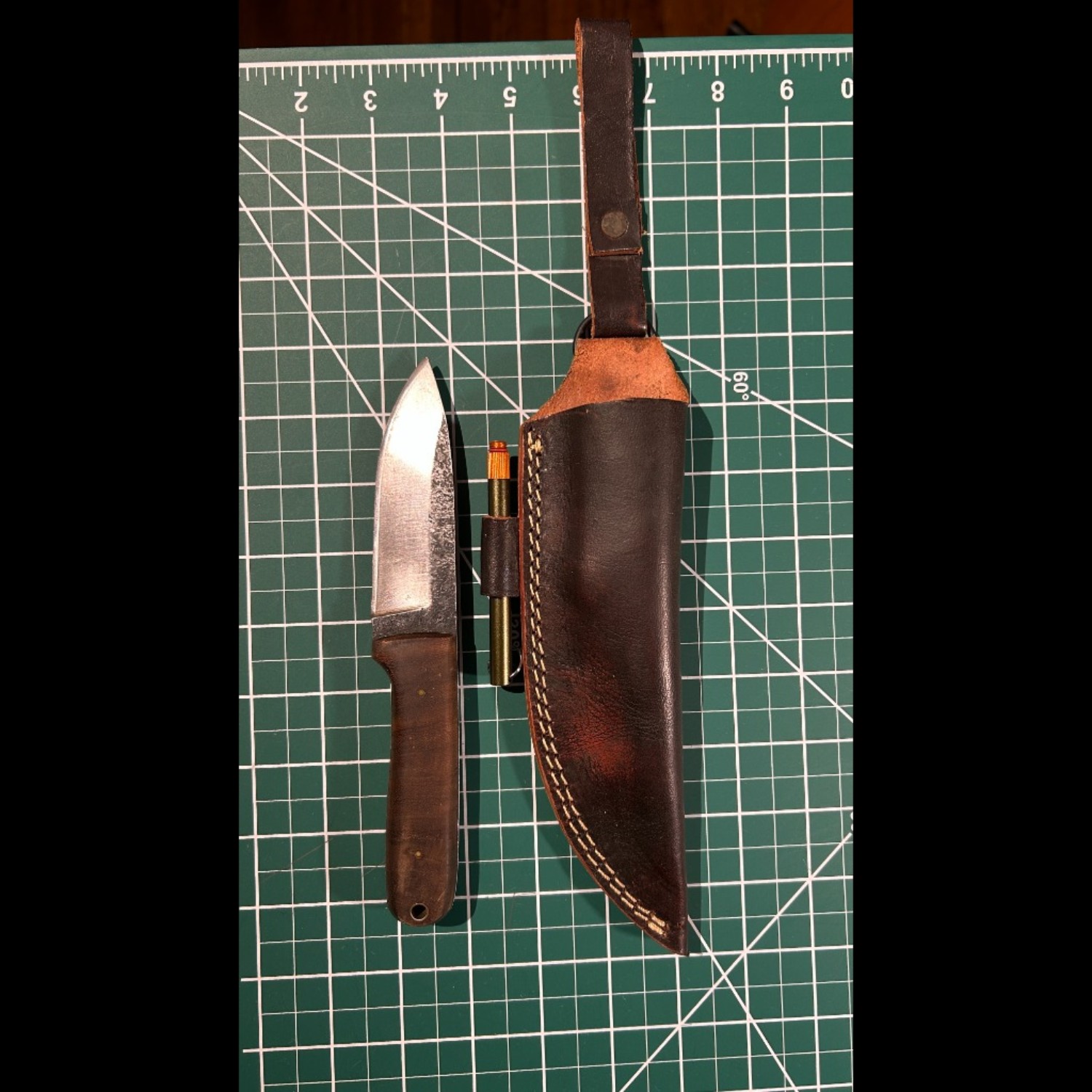 Bladebinge - Canadian fixed blade 4'' knife with sheath