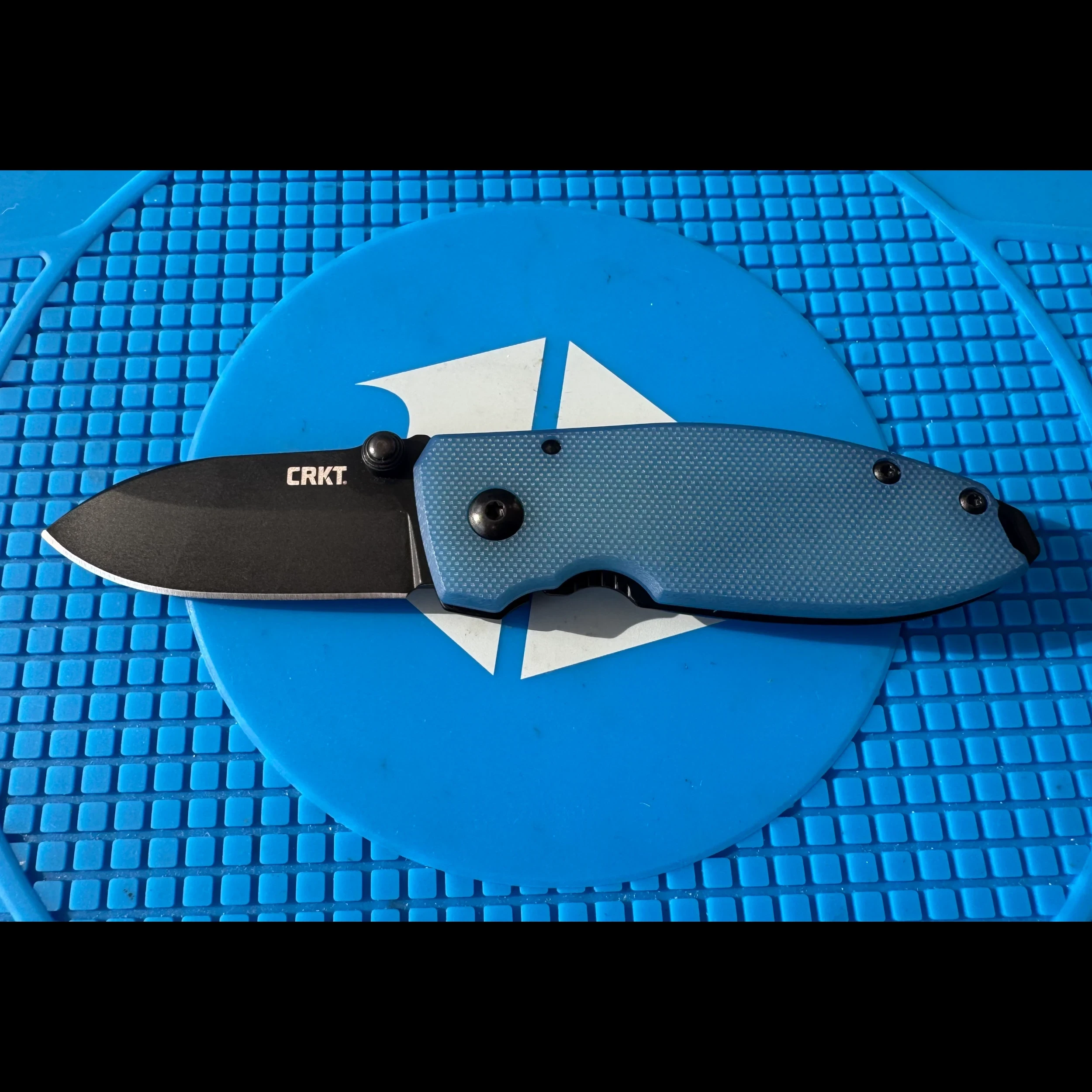 Bladebinge - CRKT Burnley Squid Frame Lock Knife Natural G-10 (2.25" Black D2)