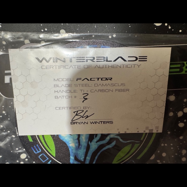 Bladebinge - WINTERBLADE Factor B3