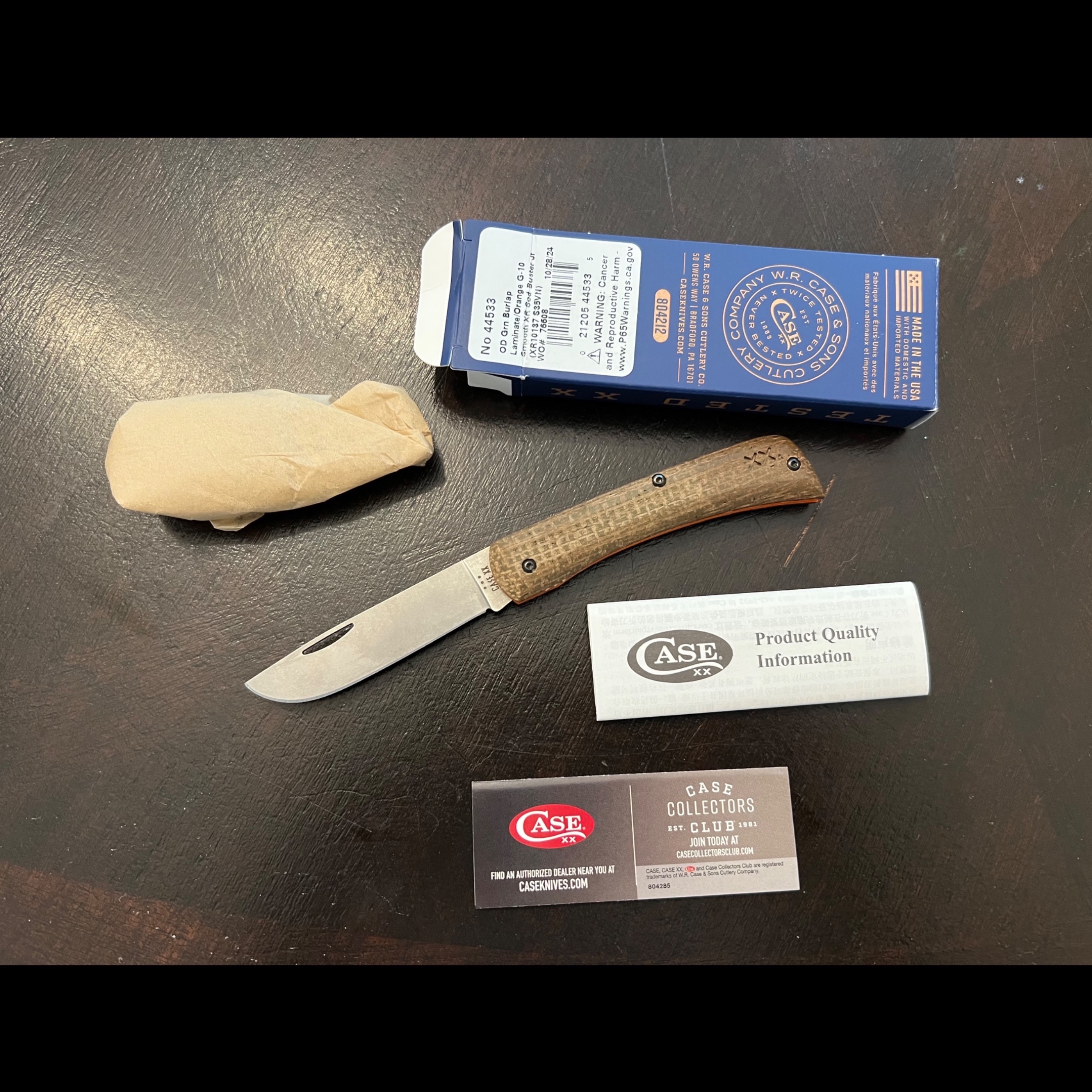 Bladebinge - S35VN Case XX Sodbuster Jr Crossroads - SMKW Exclusive!