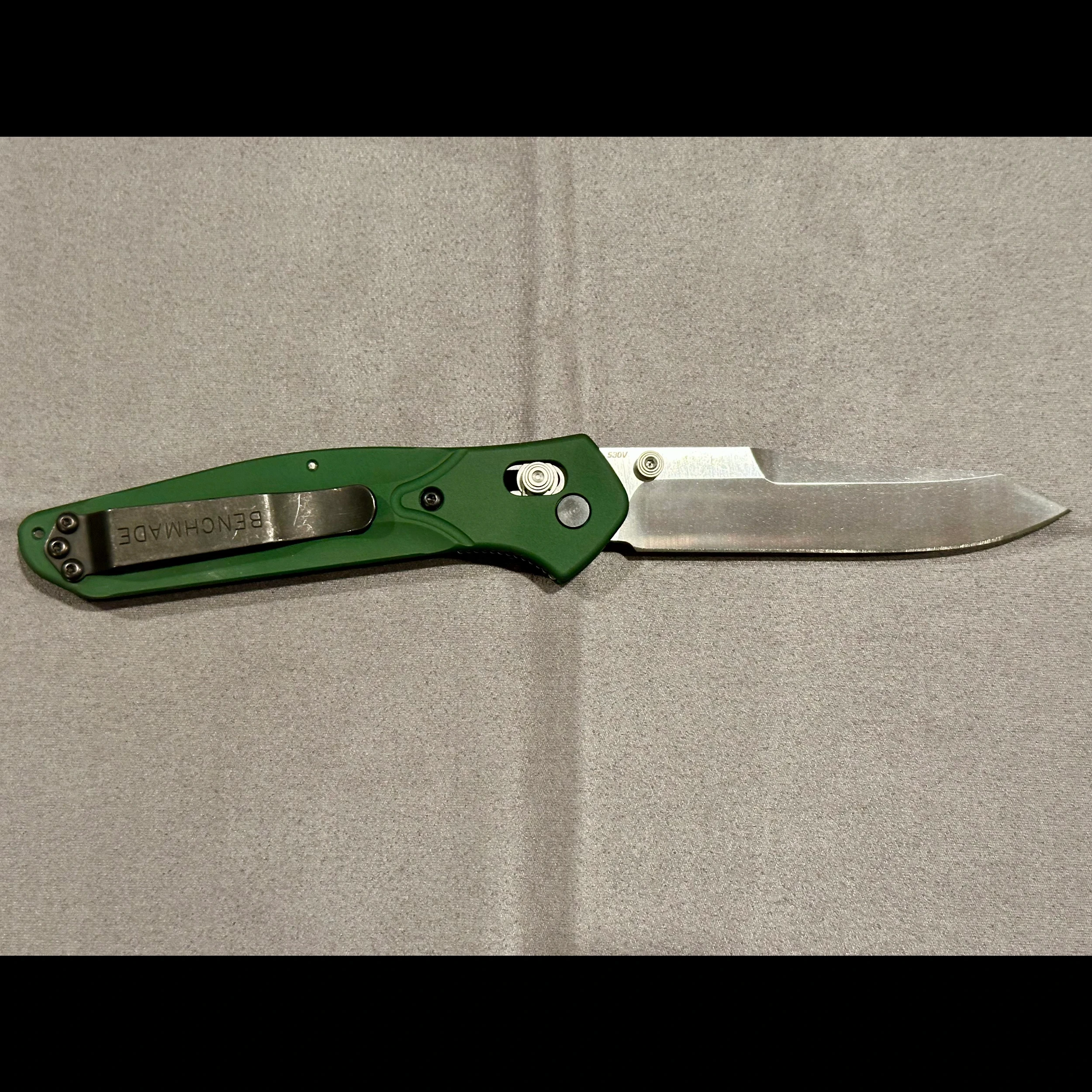 Bladebinge - Benchmade 940 Osborne AXIS Lock Knife Green (3.4" Satin)