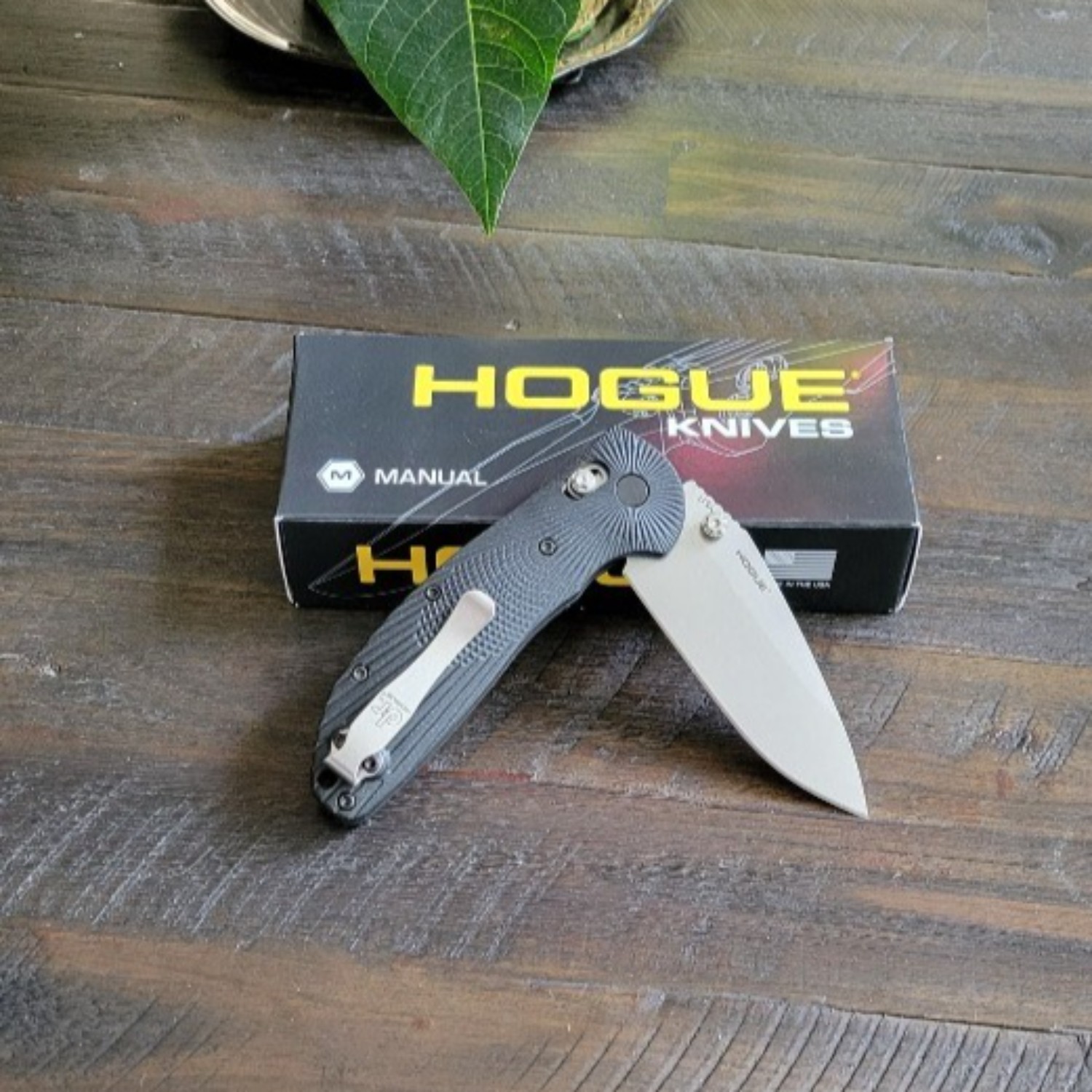 Bladebinge - Hogue Doug Ritter EXLRSK® MK1-G2, 3.44" Stonewashed CPM ...