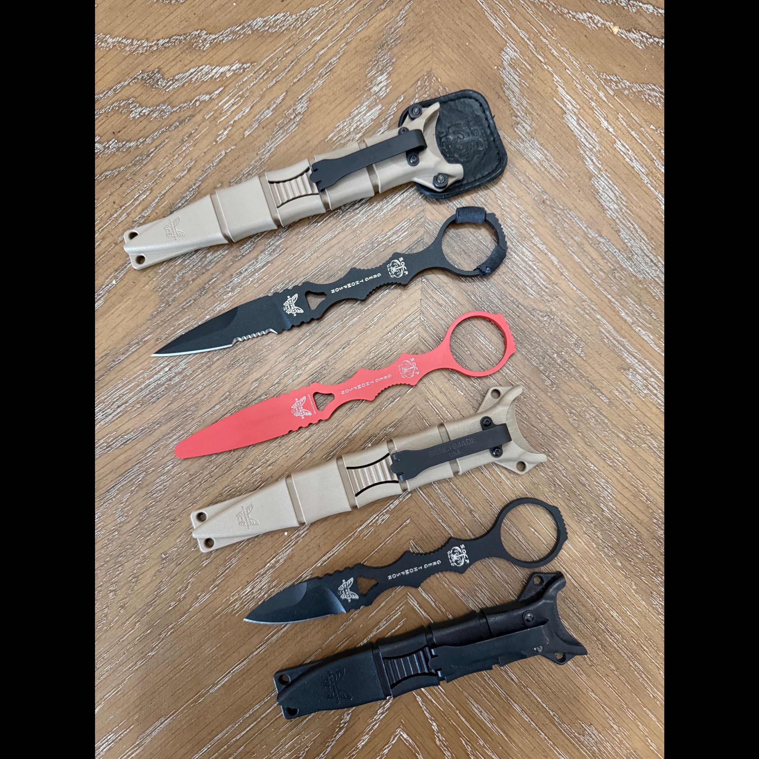Bladebinge - Benchmade SOCP Dagger with Serration/Trainer and Mini SOCP