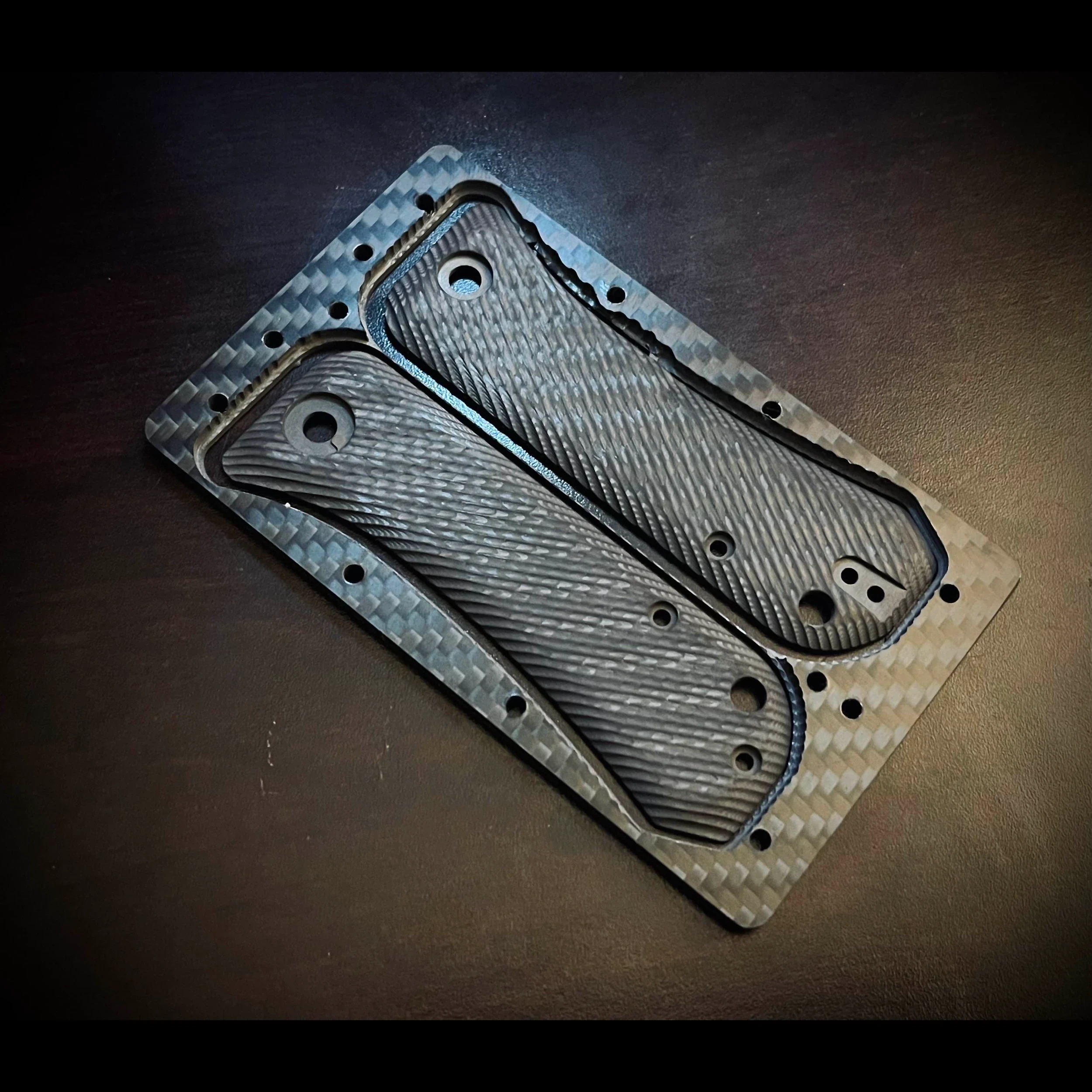 Bladebinge - We Banter Carbon Fiber Scales - Unlocked Composites