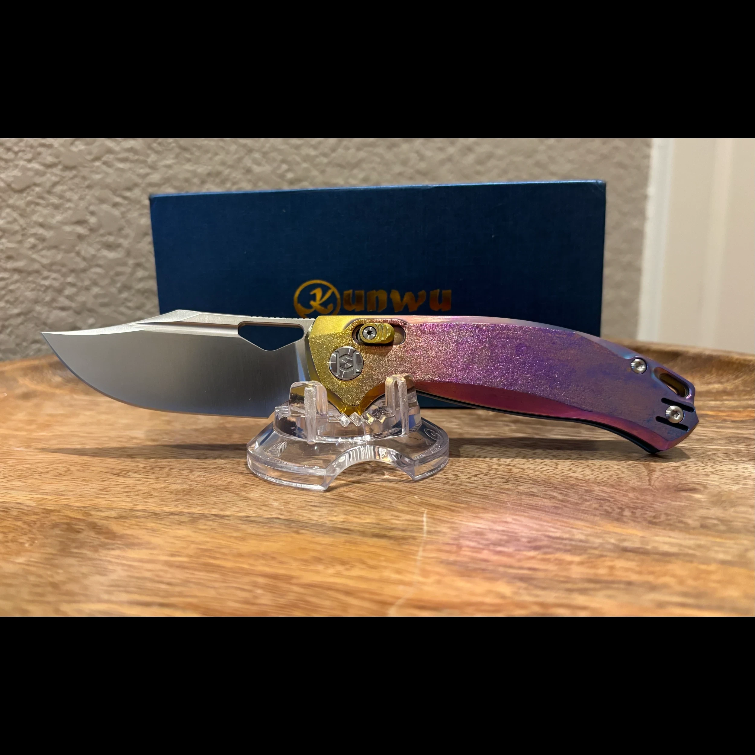 Bladebinge - Kunwu Django (X707T-2) – Custom Gold Fade Anodized ...