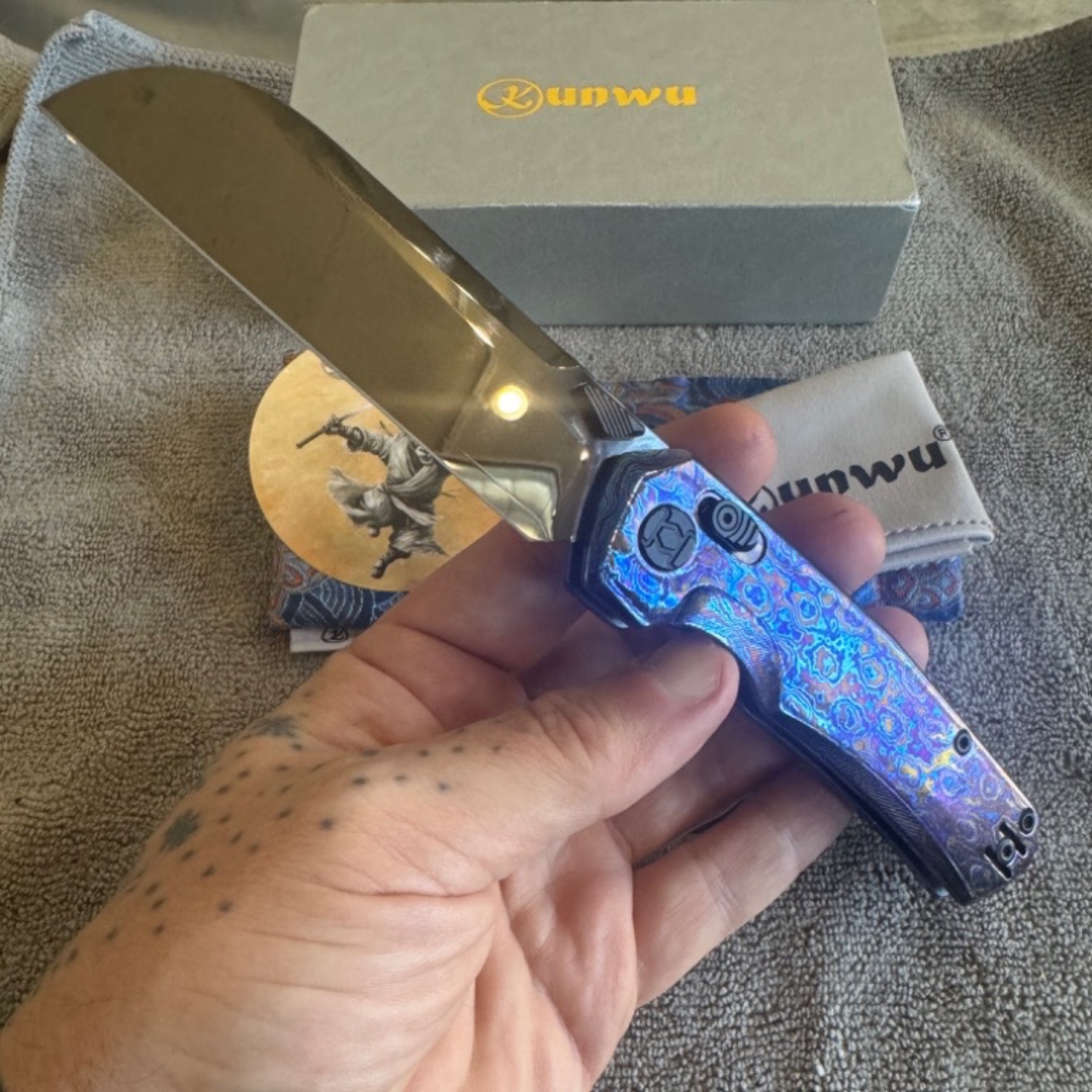 Bladebinge - KUNWU GIGA CHAD GIGACHAD DLC MIRROR POLISH TIMASCUS BNIB ...
