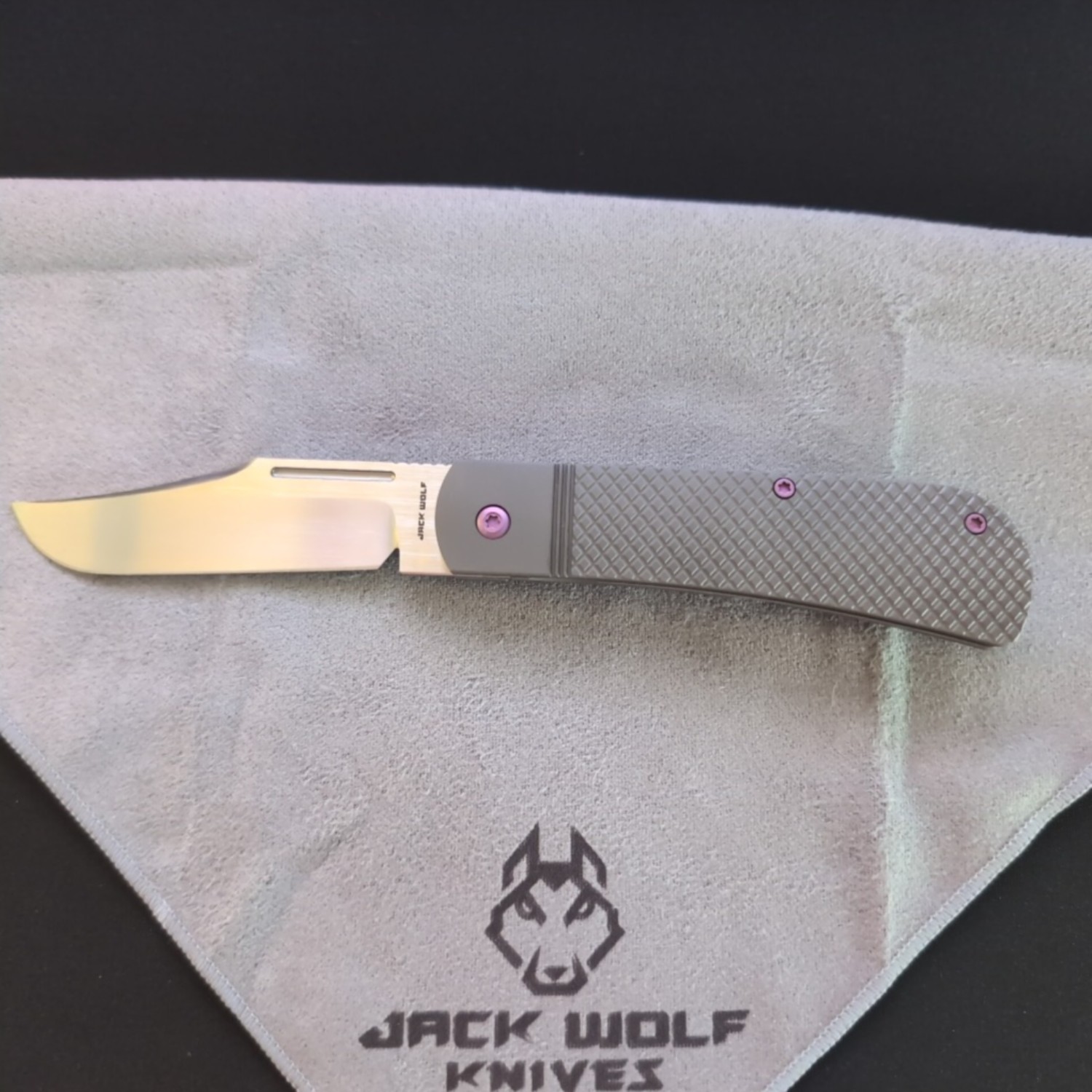 Bladebinge - Jack Wolf The Benny [Hand Rubbed S90V / Crosshatch ...