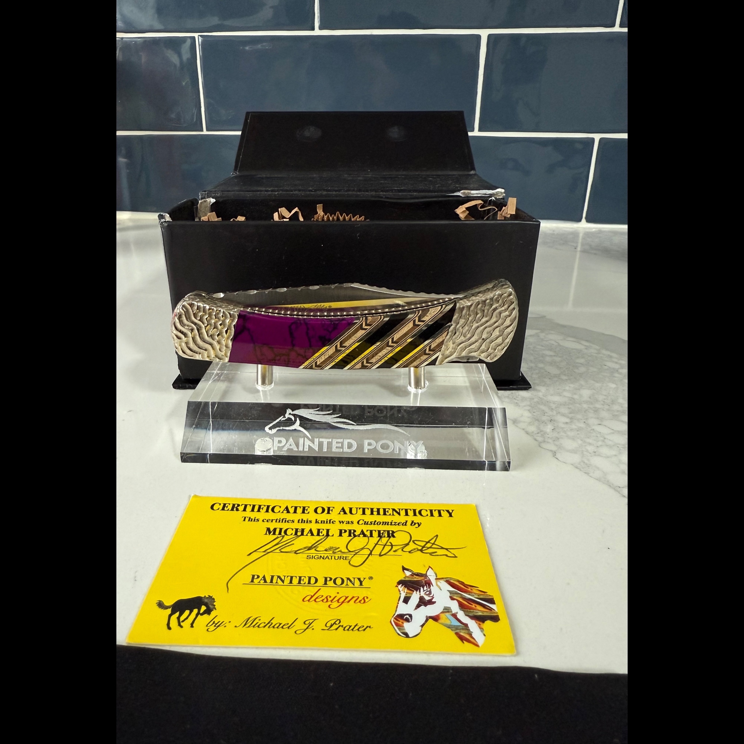 Bladebinge - Buck 110 Painted Pony Design Micheal Prater