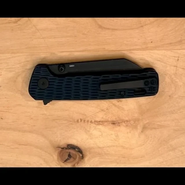 Bladebinge - QSP Penguin - TPK Exclusive - S90V & Black Jigged Titanium